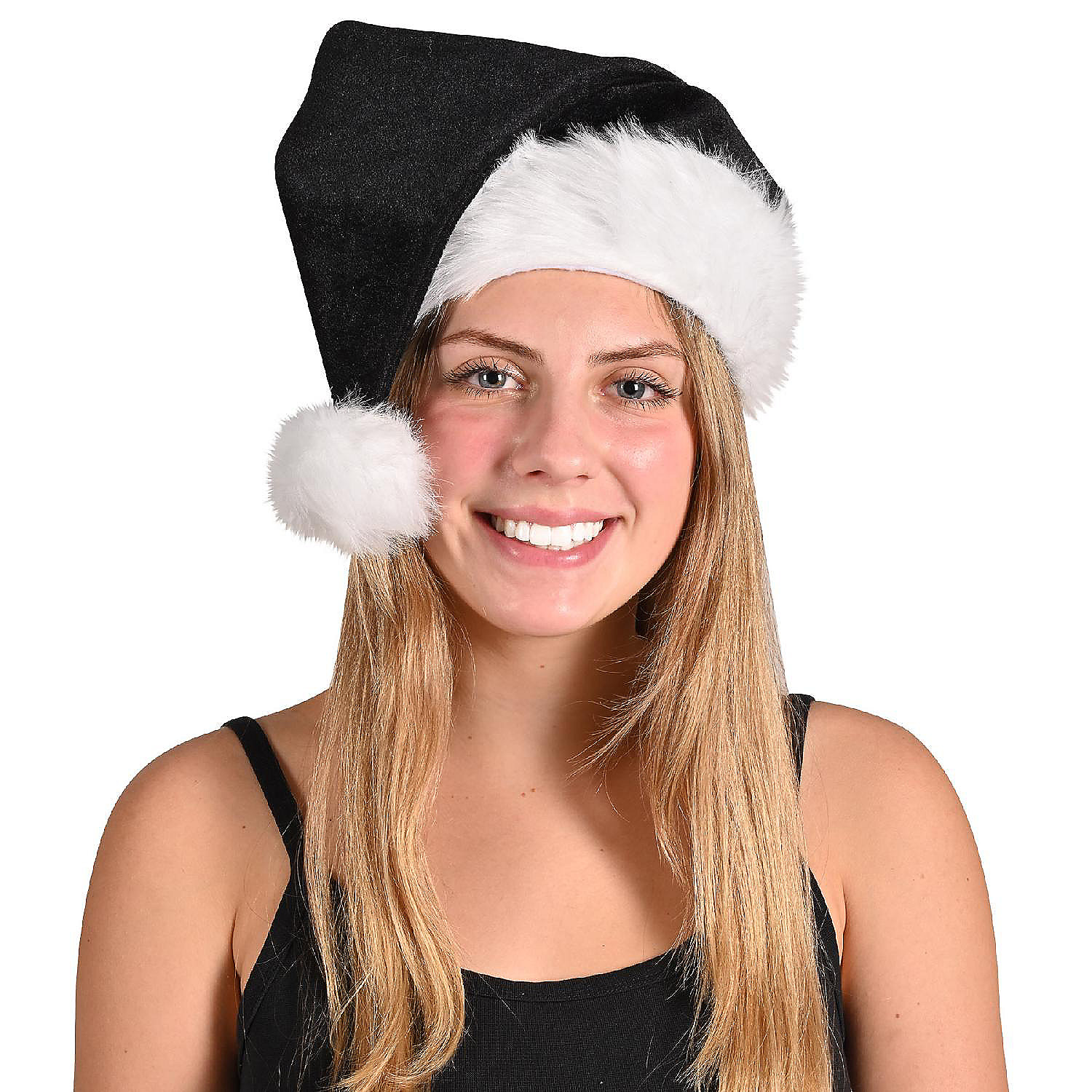 Beistle - Black Santa Hat - 12 Pack | Oriental Trading
