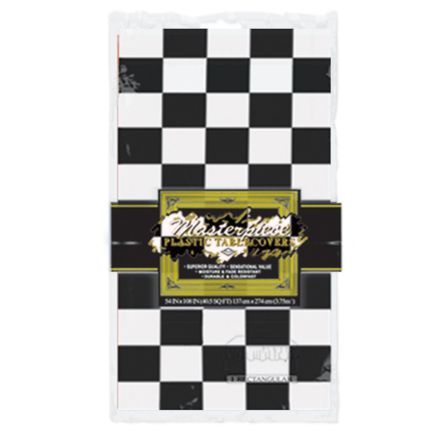 Beistle - Checkered Tablecover - 12 Pack | Oriental Trading