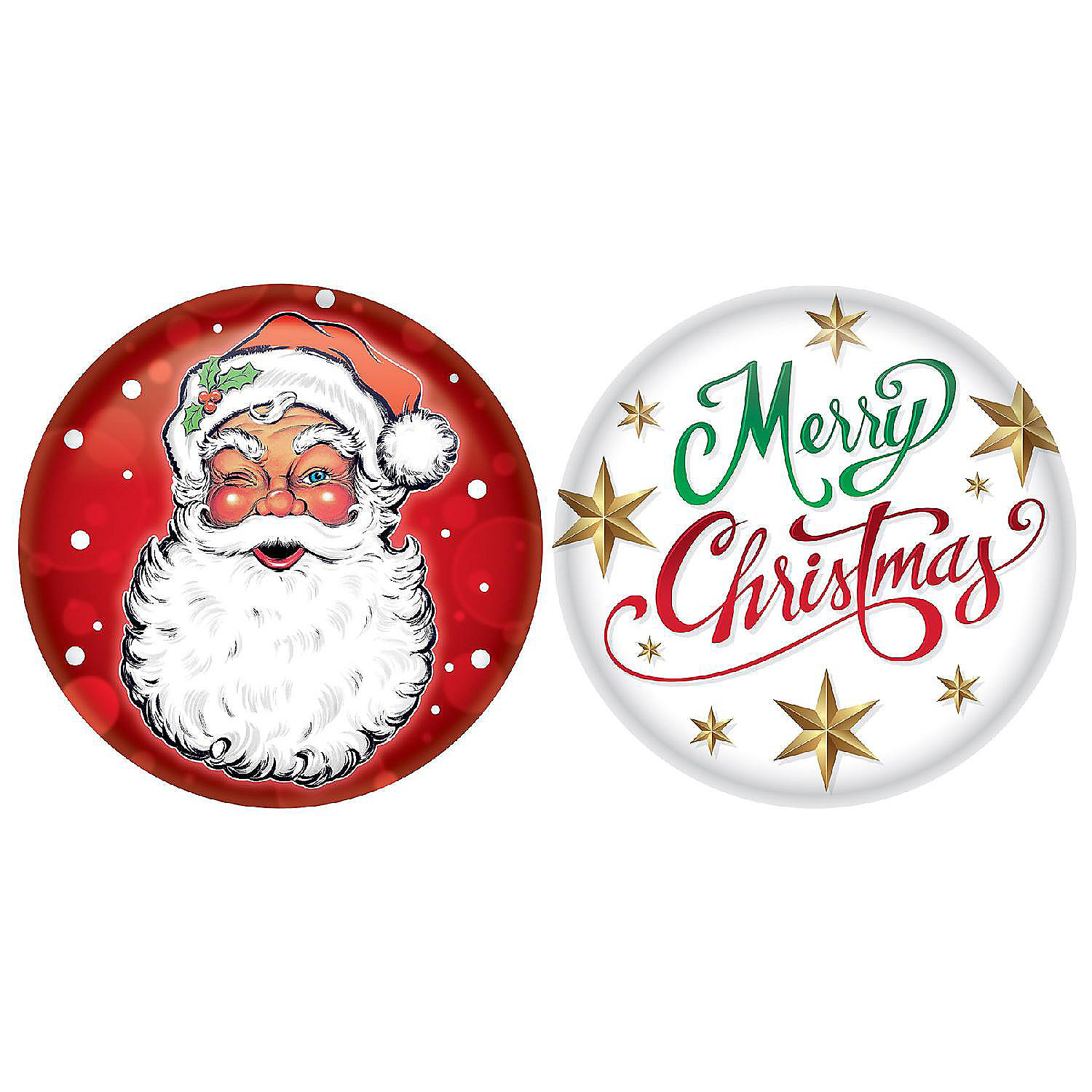 Beistle - Christmas Buttons - 12 Pack | Oriental Trading