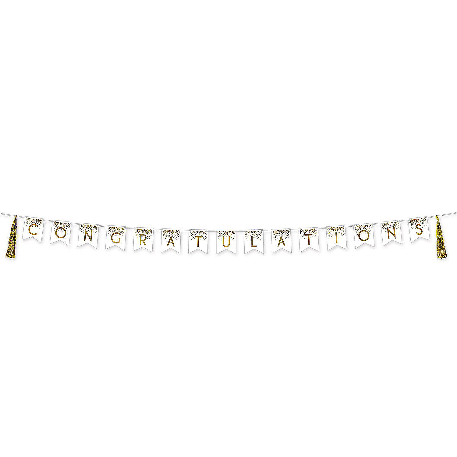 Beistle - Congratulations Tassel Streamer - 12 Pack | Oriental Trading