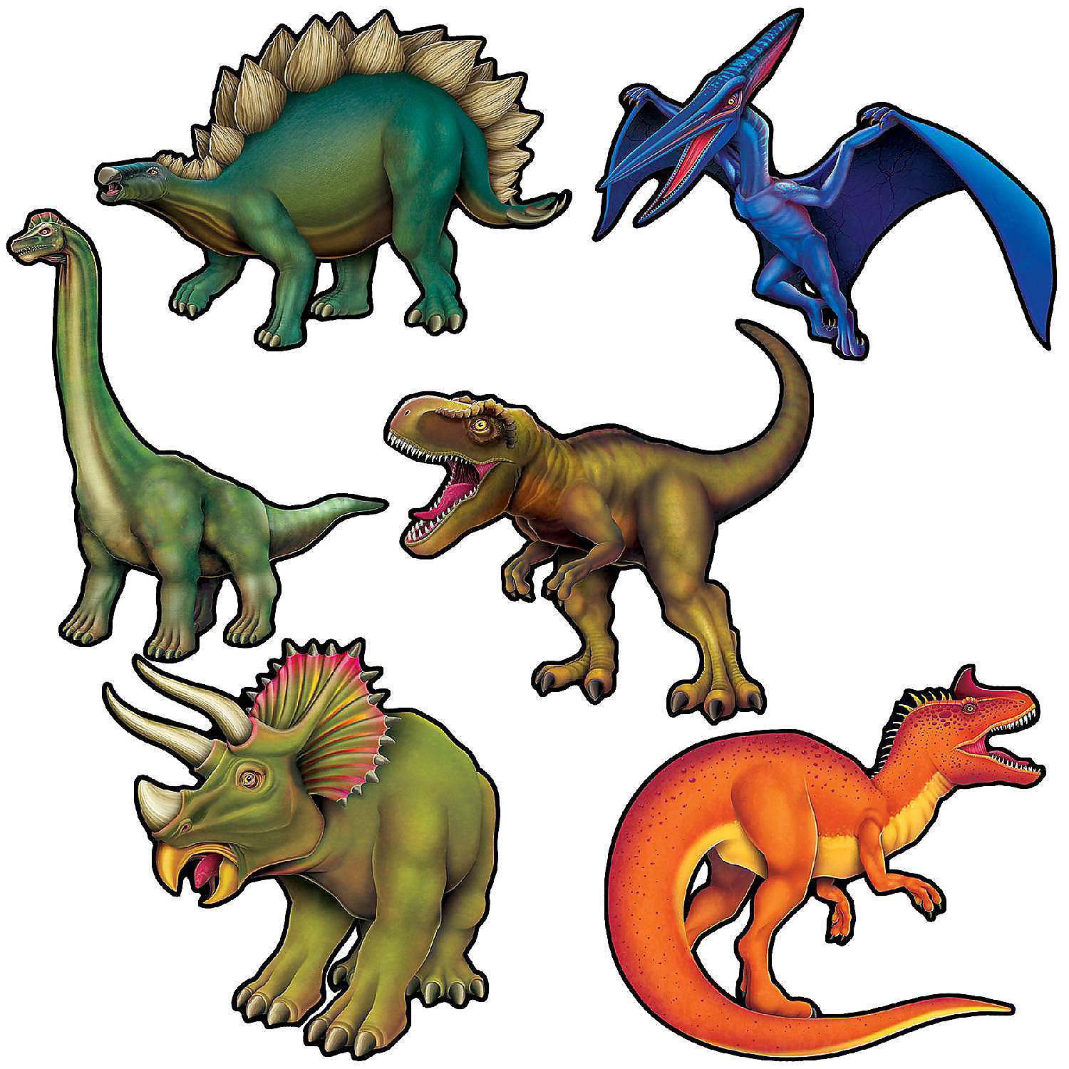 Beistle - Dinosaur Stickers - 12 Pack | Oriental Trading