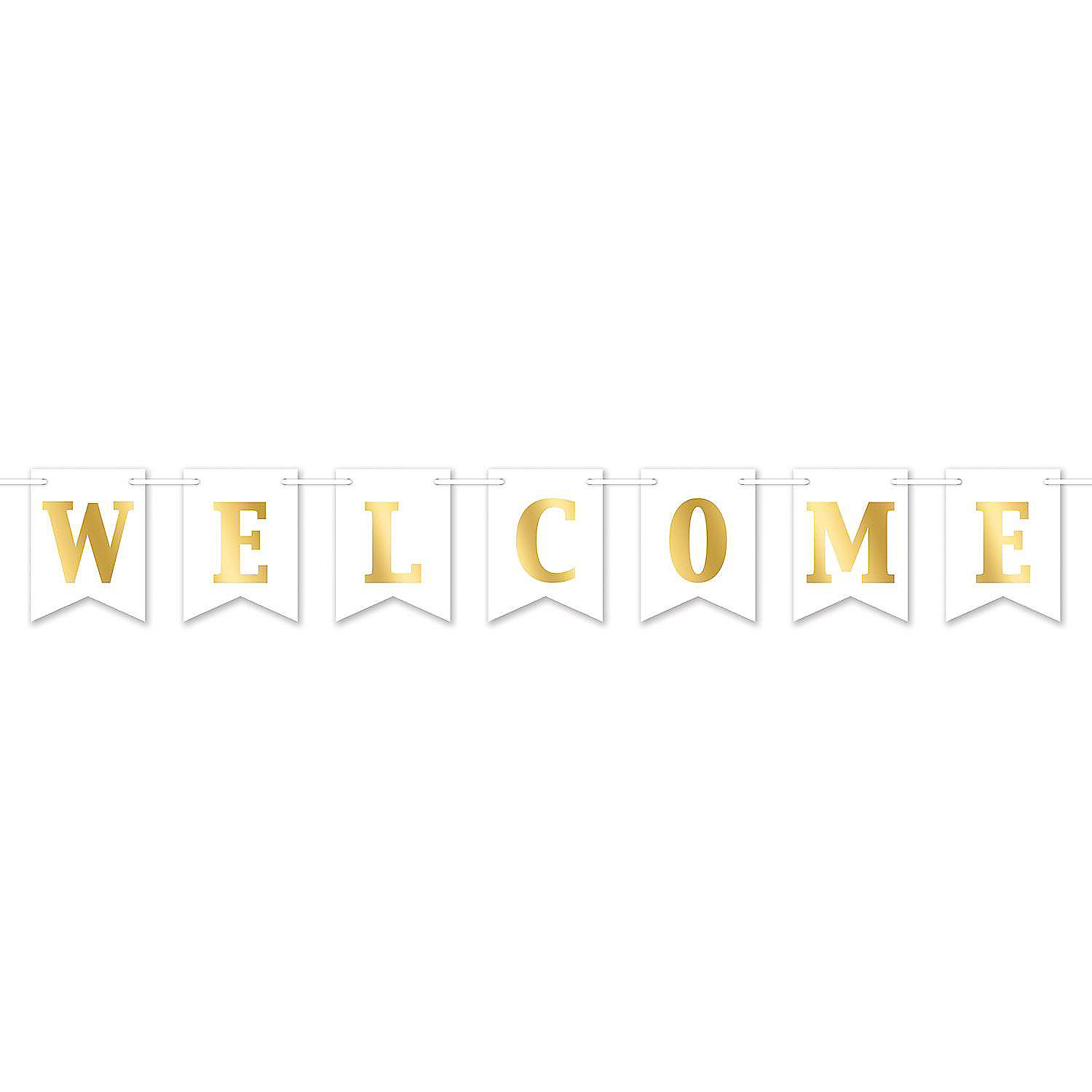 Beistle - Foil Welcome Streamer - 12 Pack | Oriental Trading