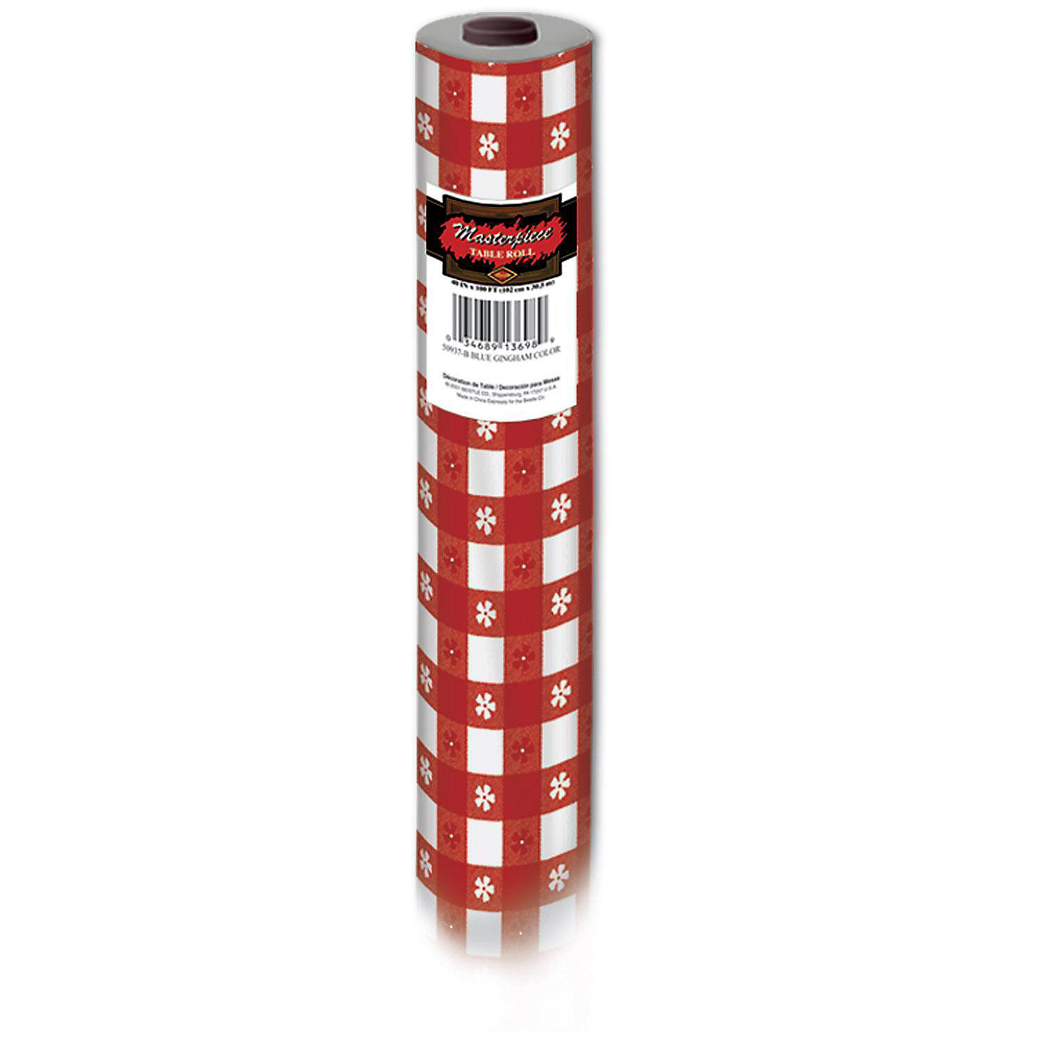 Beistle - Gingham Table Roll - Red - 1 Pack | Oriental Trading