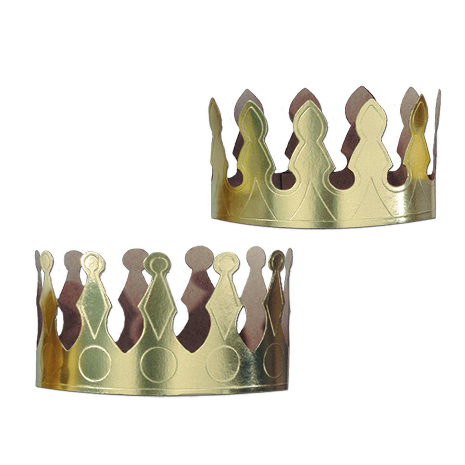 Beistle - Gold Foil Crowns - 72 Pack | Oriental Trading