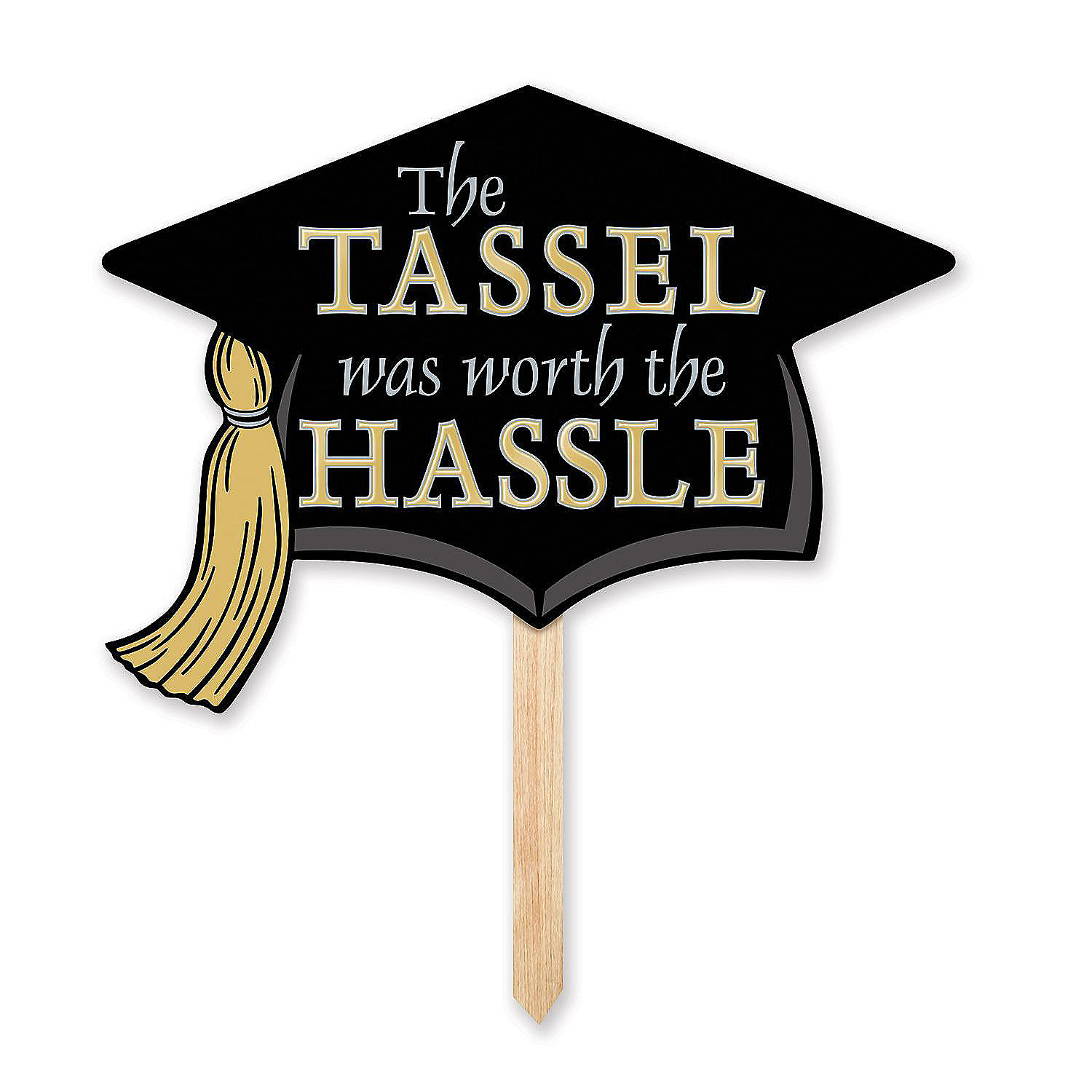 Beistle - Grad Cap Yard Sign - 6 Pack | Oriental Trading