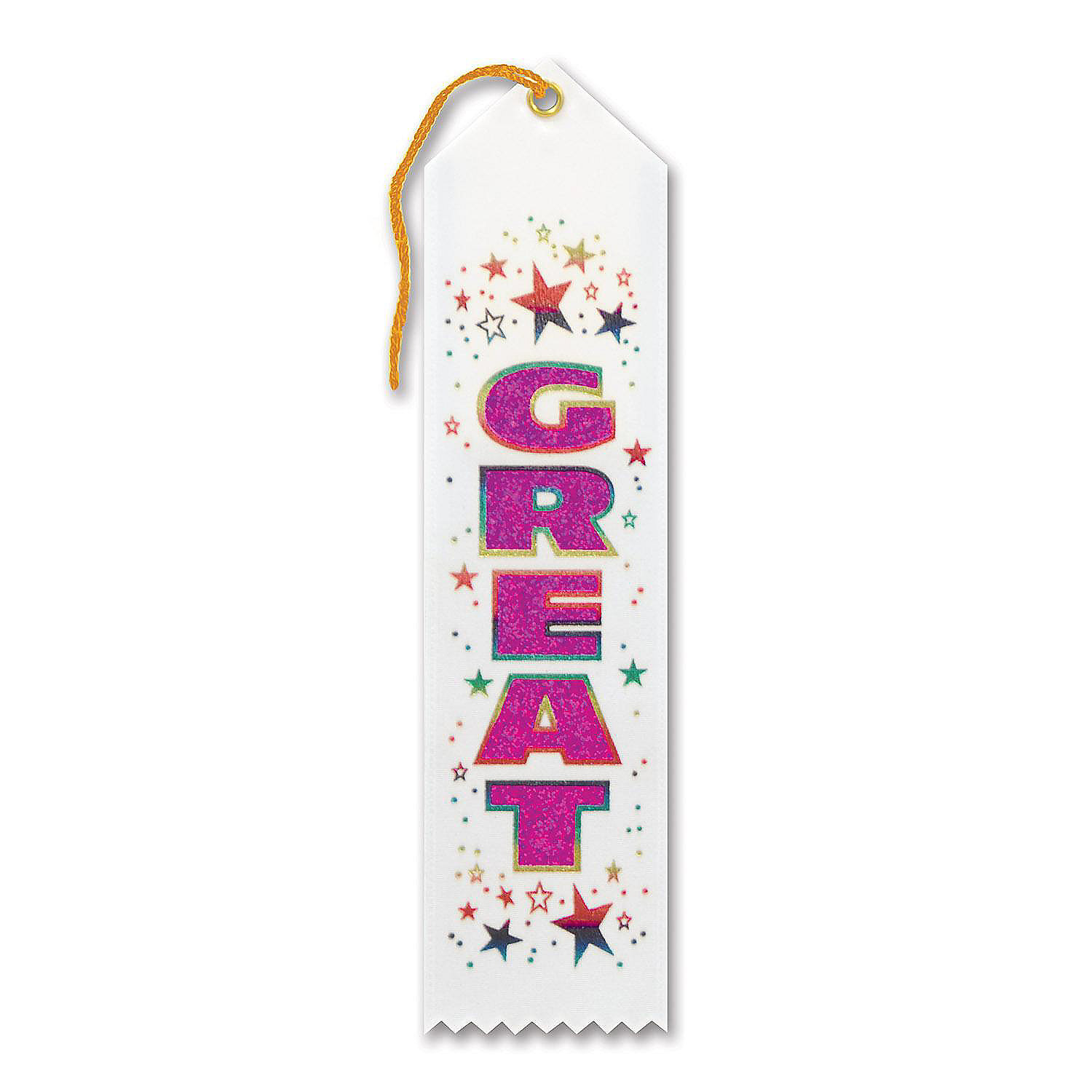 Beistle - Great Award Ribbon - 6 Pack | Oriental Trading