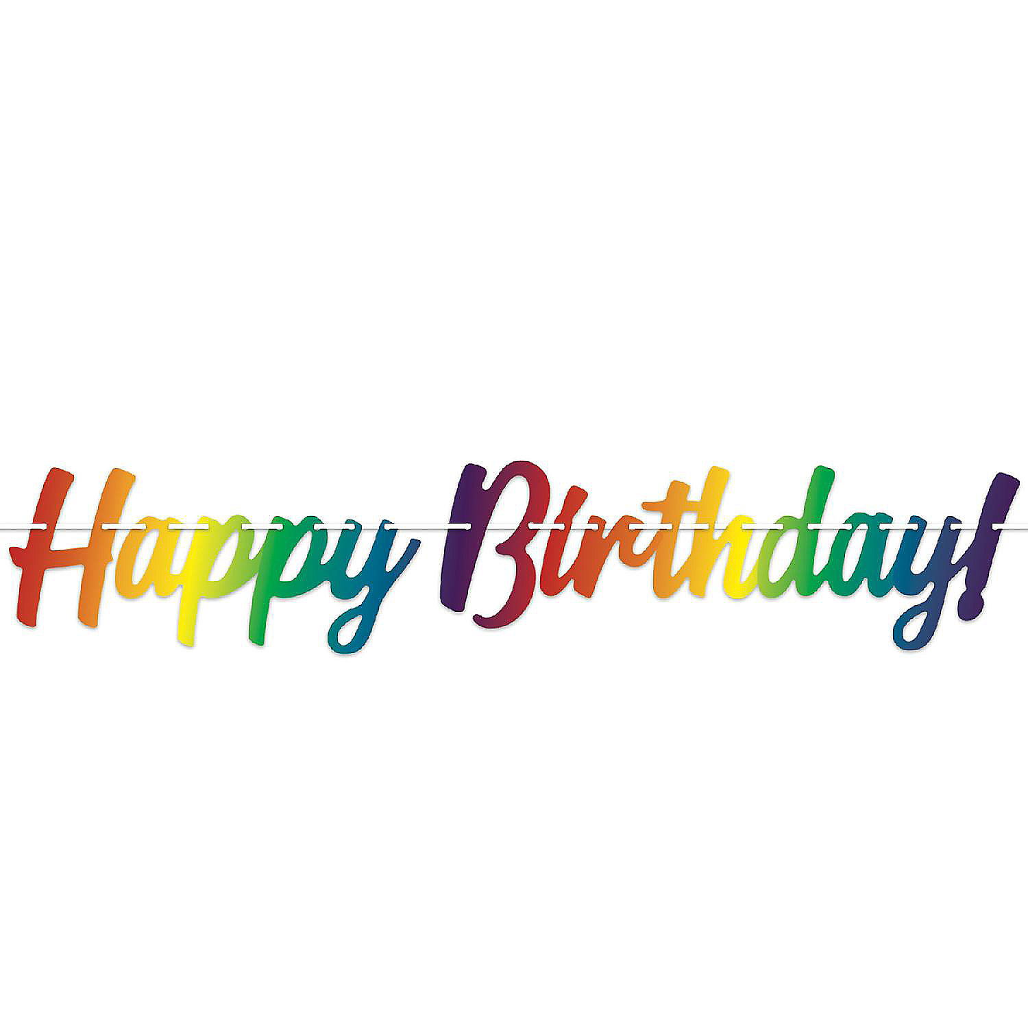 Beistle - Happy Birthday! Streamer - Multicolor - 12 Pack | Oriental ...