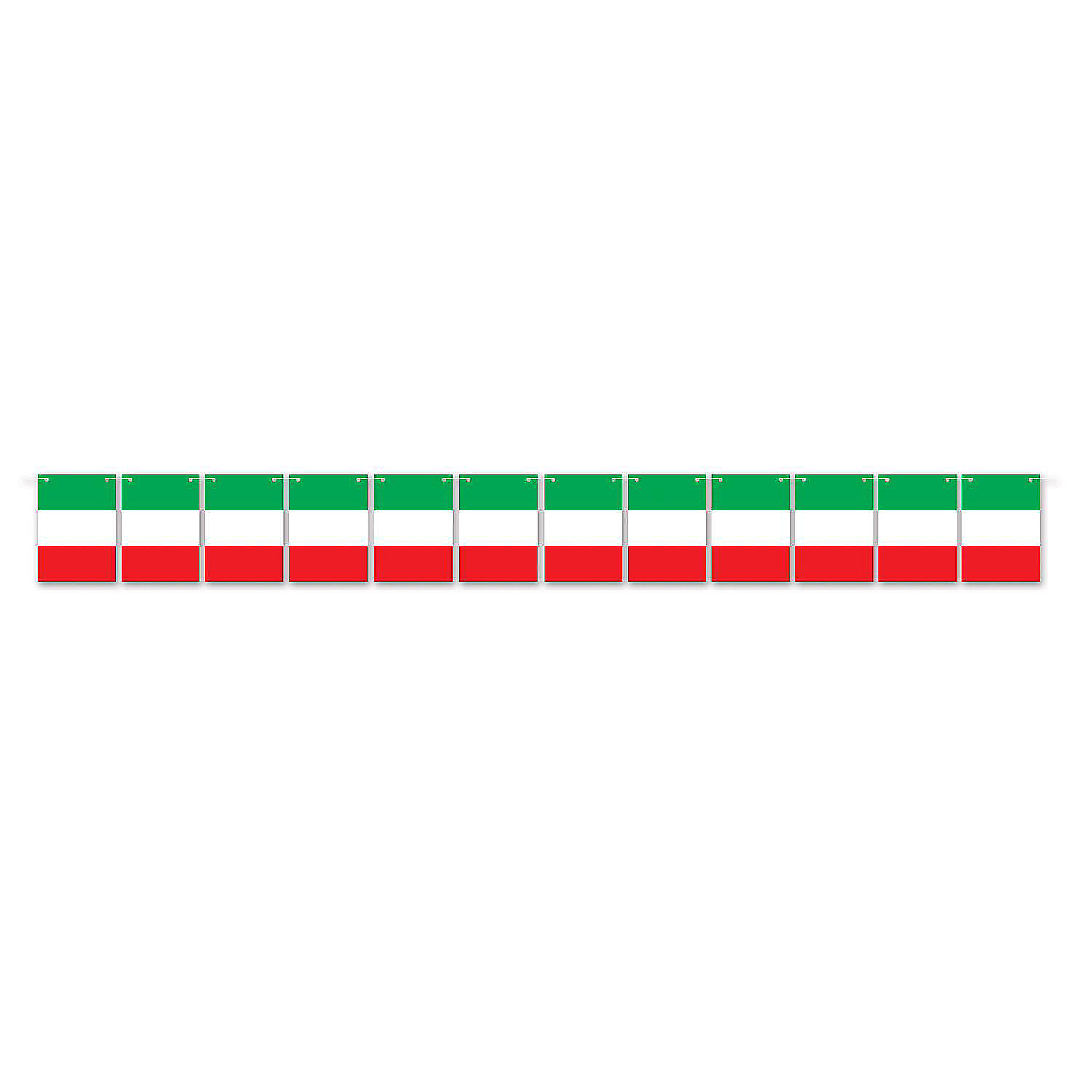 Beistle - Italian Flag Streamer - 12 Pack | Oriental Trading