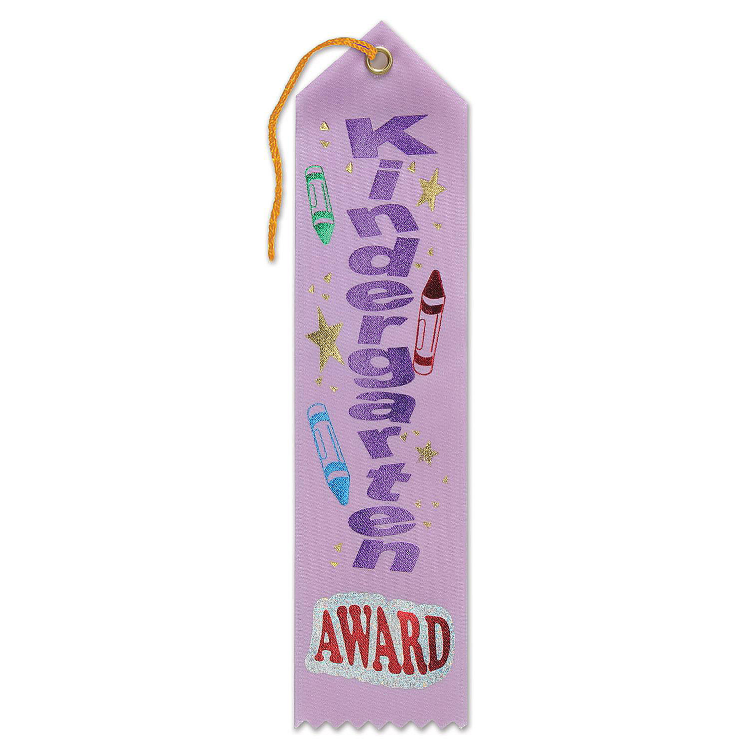 Beistle - Kindergarten Award Ribbon - 6 Pack | Oriental Trading