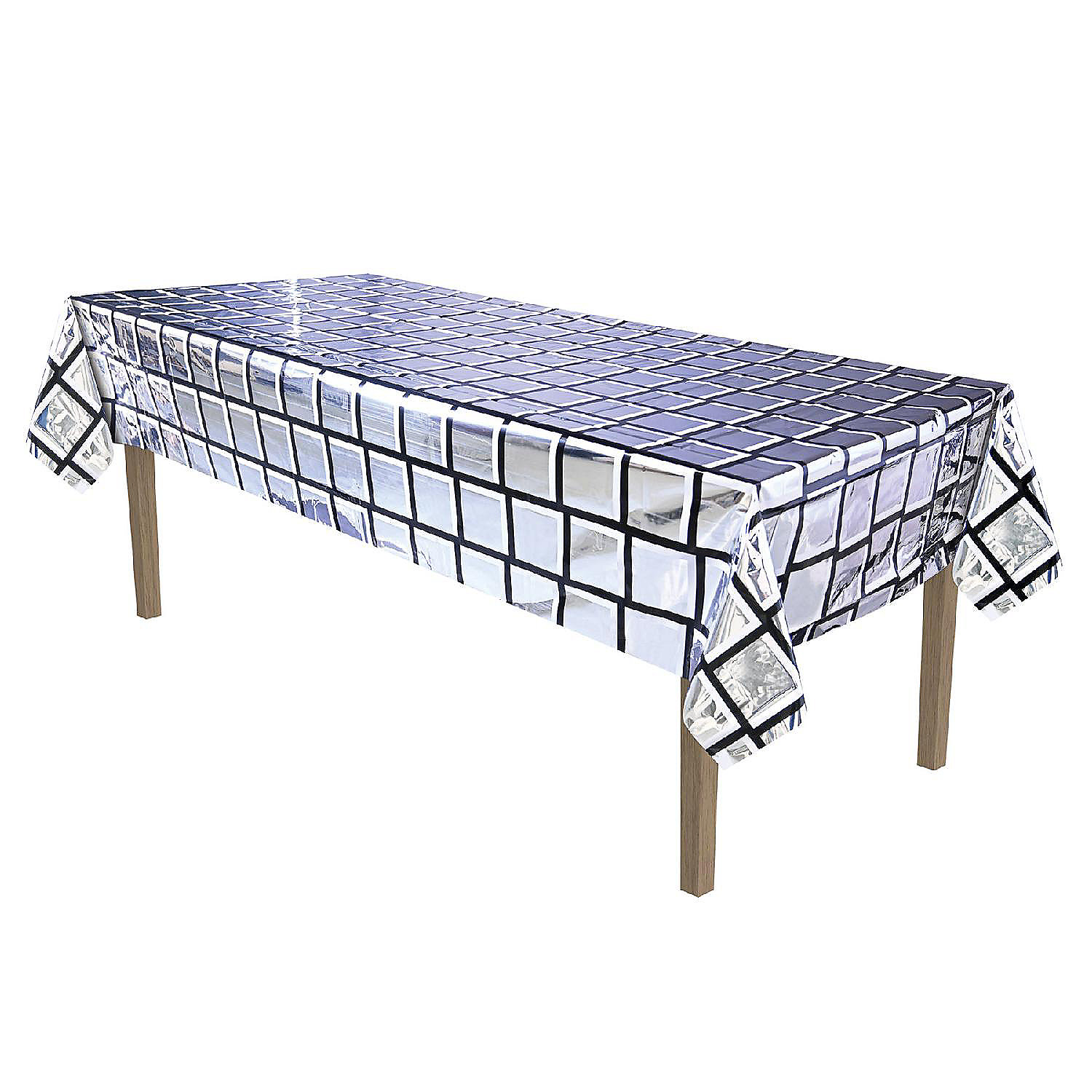 Beistle - Metallic Disco Ball Tablecover - 12 Pack | Oriental Trading