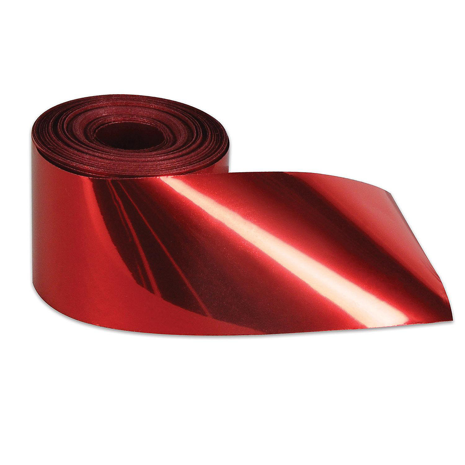 Beistle - Metallic Streamer - Red - 12 Pack | Oriental Trading