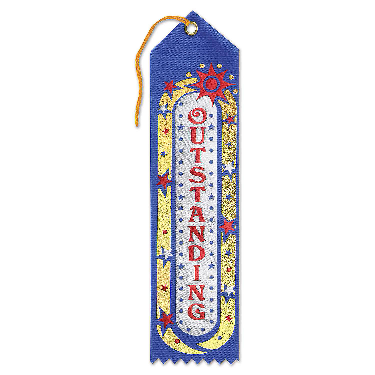 Beistle - Outstanding Award Ribbon - 6 Pack | Oriental Trading