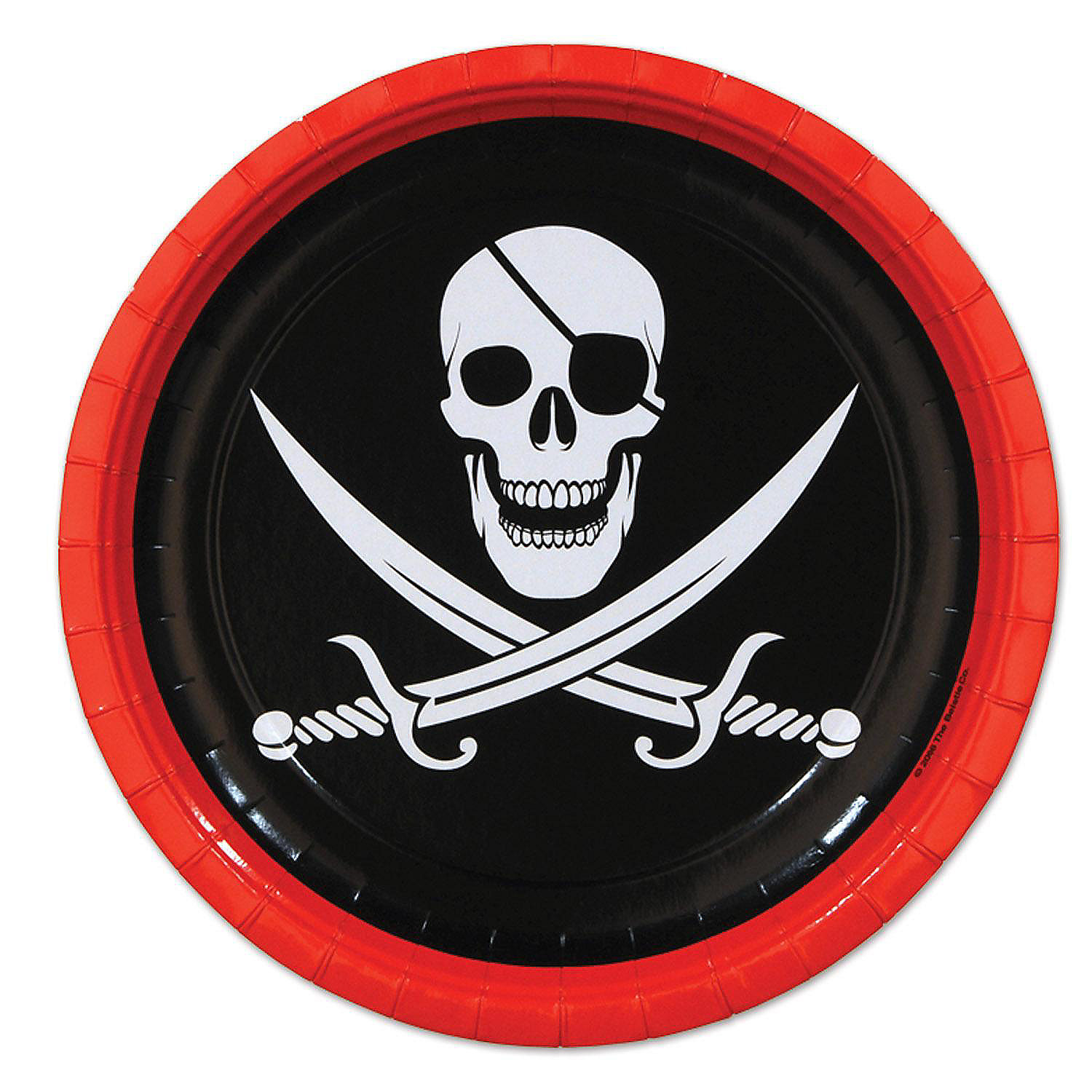 Beistle - Pirate Plates - 12 Pack | Oriental Trading