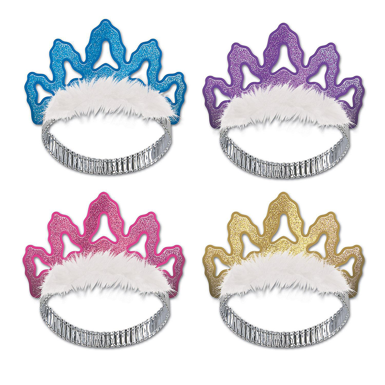 Beistle - Pkgd Coronet Tiaras - 12 Pack | Oriental Trading