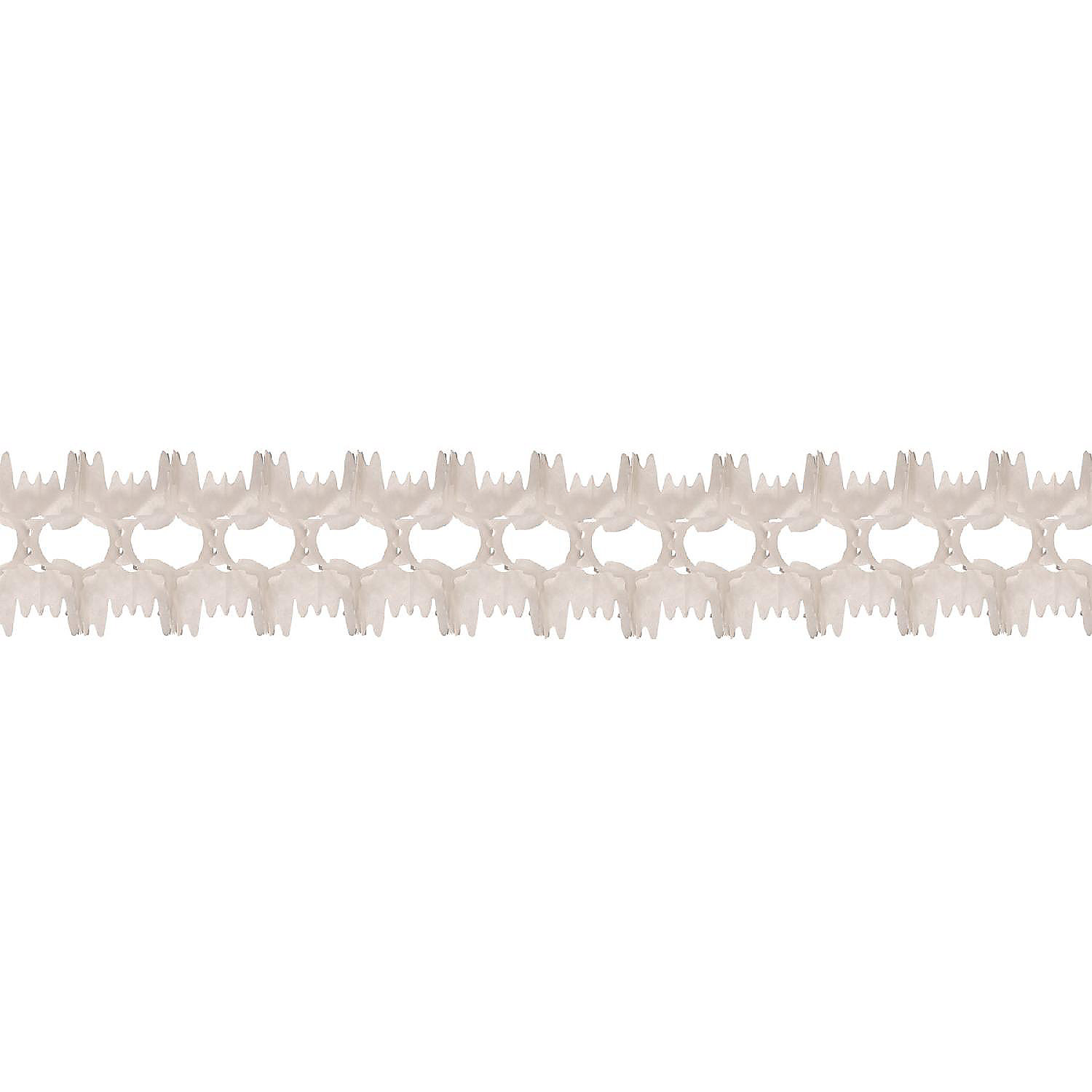 Beistle - Pkgd Pageant Garland - White - 12 Pack | Oriental Trading