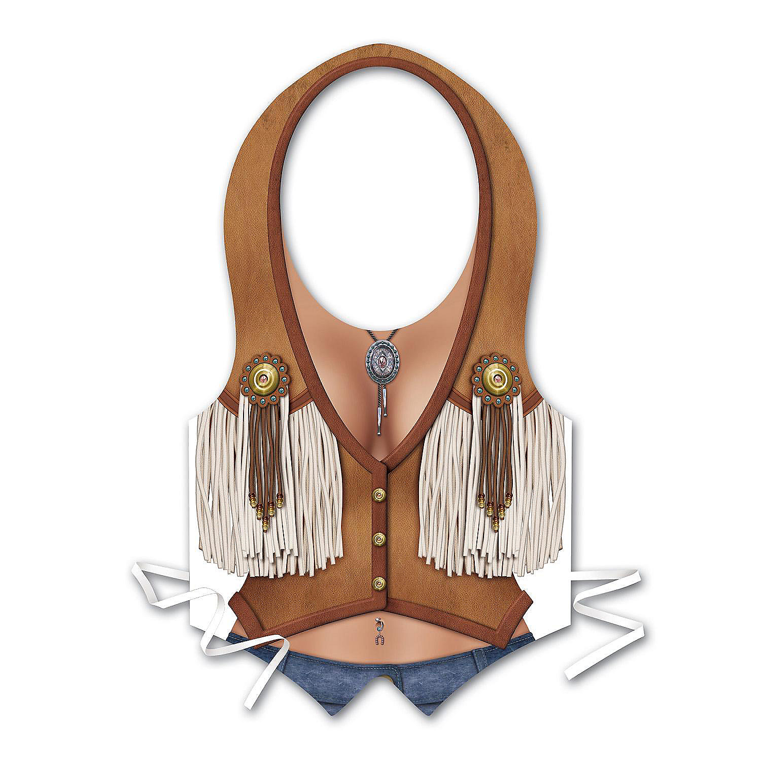 Beistle - Plastic Cowgirl Vest - 48 Pack | Oriental Trading