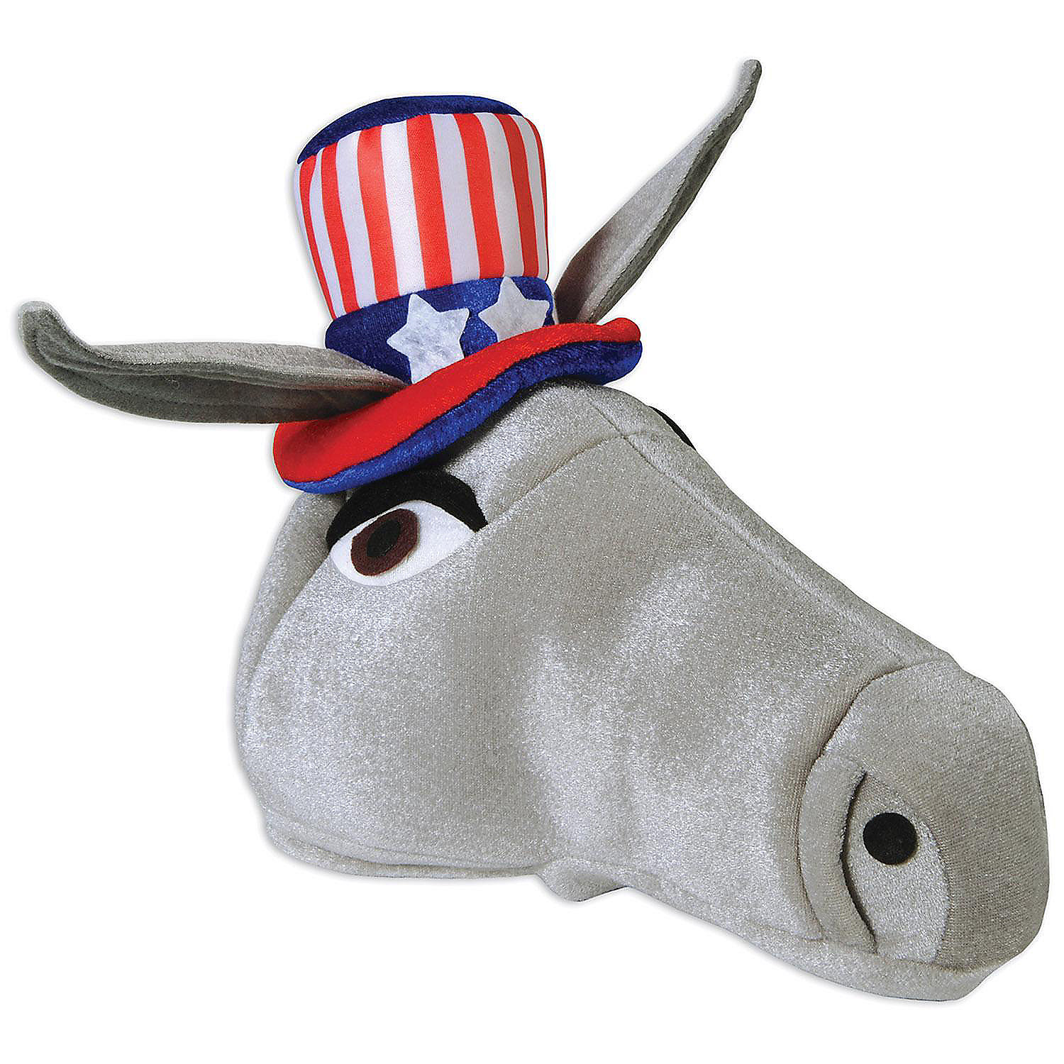Beistle - Plush Patriotic Democrat Donkey Hat - 6 Pack | Oriental Trading