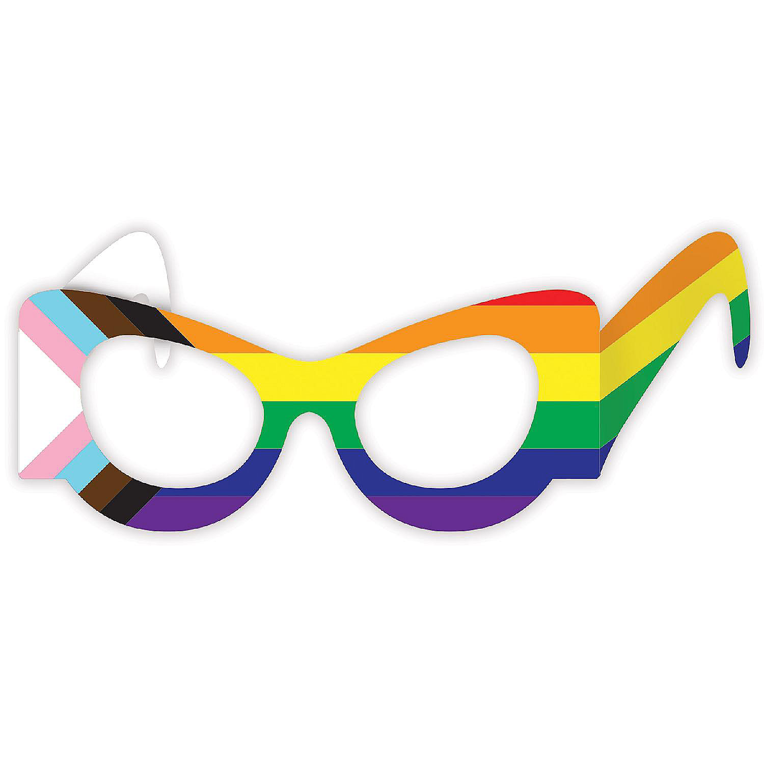 Beistle - Pride Flag Eyeglasses - 12 Pack | Oriental Trading