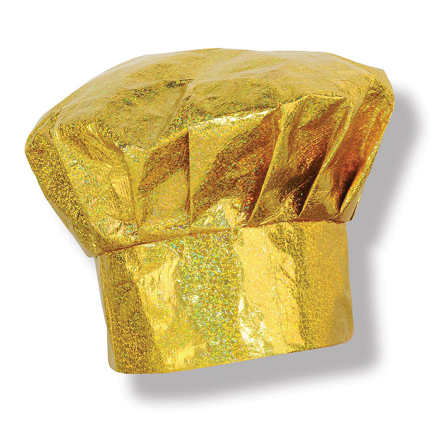 Beistle - Prismatic Gold Chef's Hat - 6 Pack | Oriental Trading
