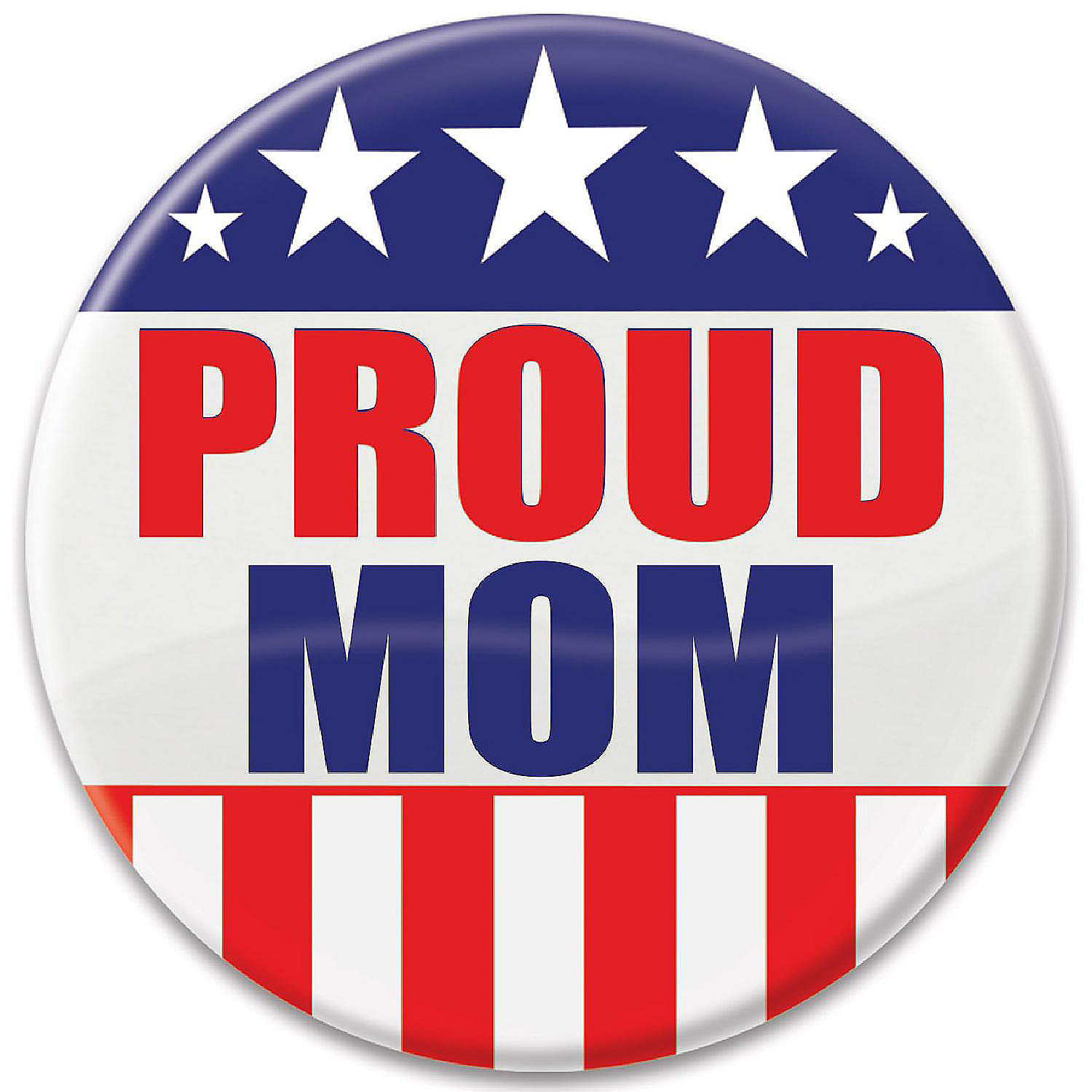 Beistle - Proud Mom Button - 6 Pack | Oriental Trading