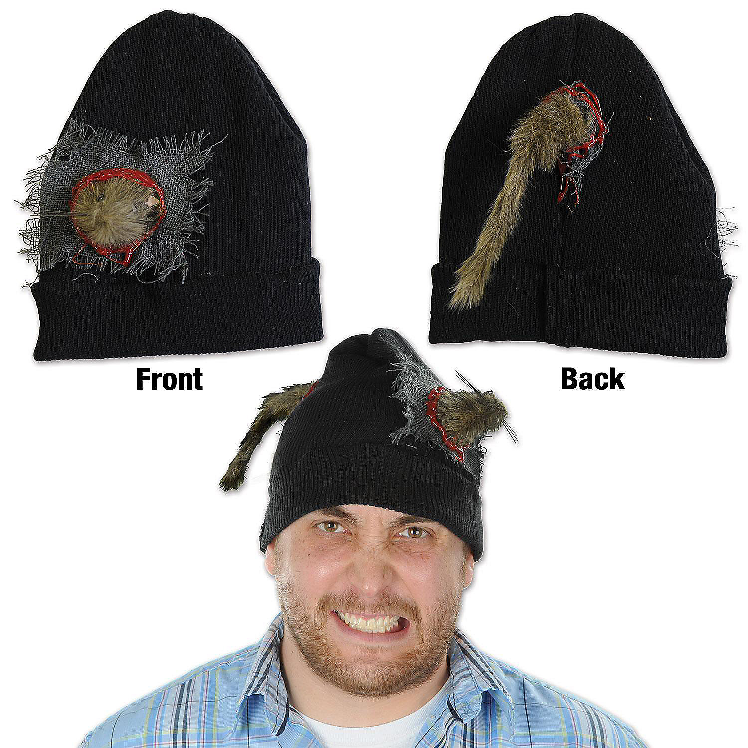 Beistle - Rat Knit Cap - 12 Pack | Oriental Trading