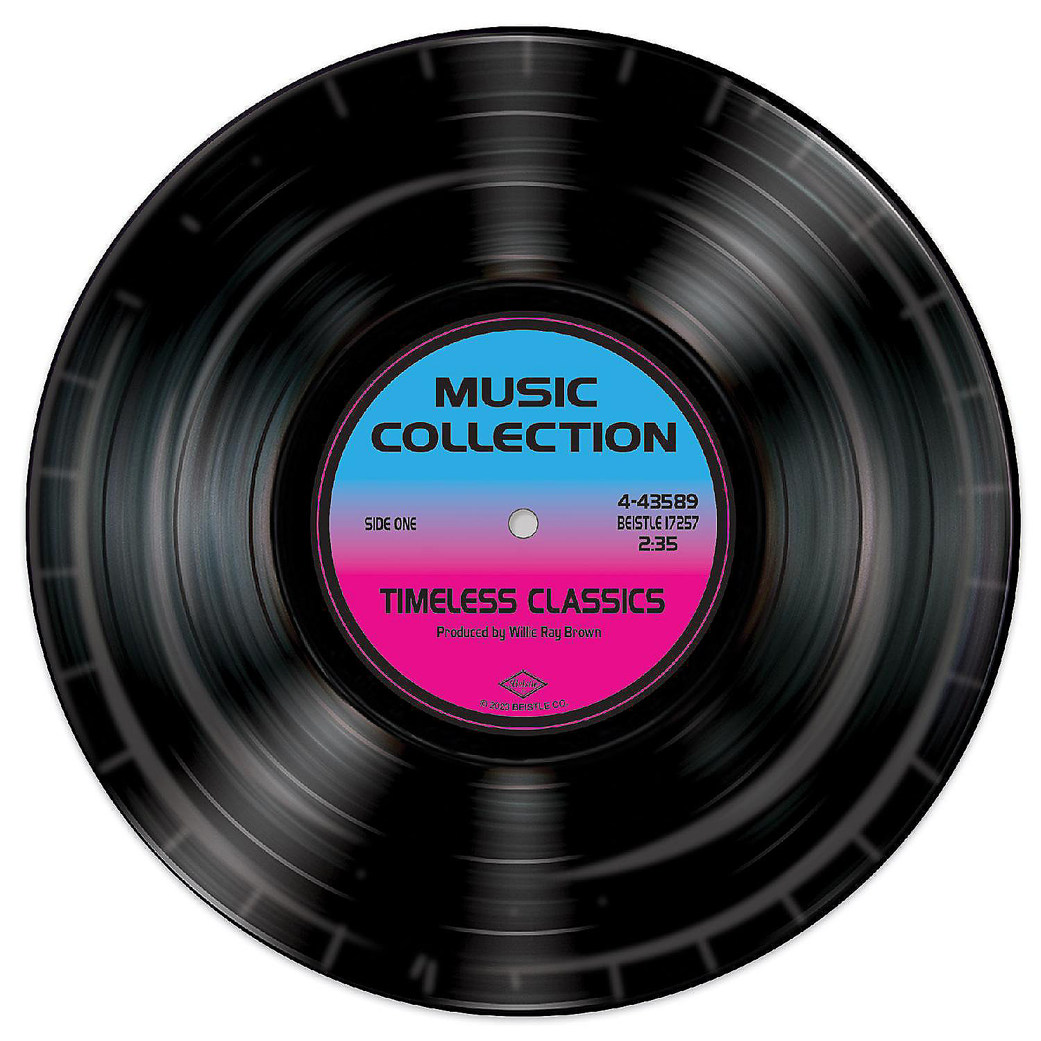 Beistle - Record Plates - 12 Pack | Oriental Trading
