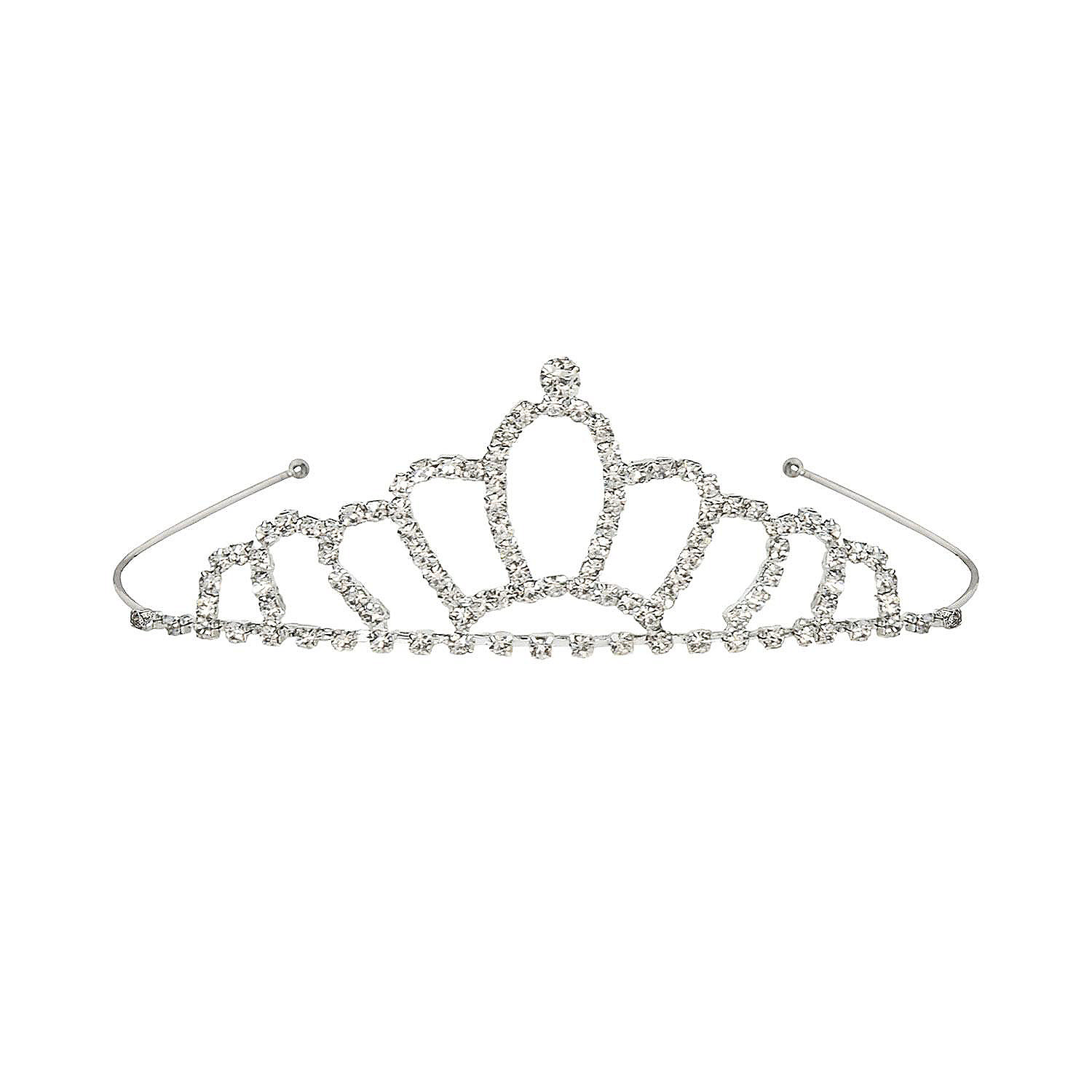 Beistle - Royal Rhinestone Tiara - Queen Style - 6 Pack | Oriental Trading