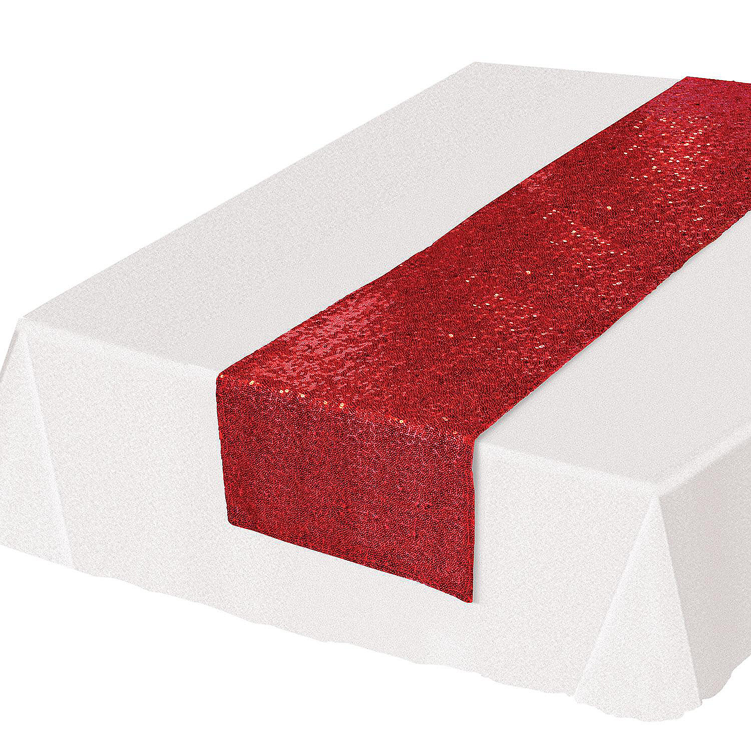 Beistle - Sequined Table Runner - Red - 12 Pack | Oriental Trading