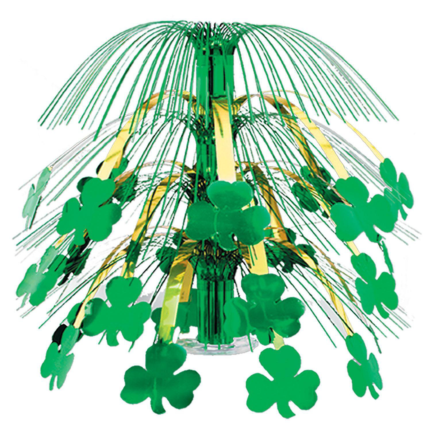 Beistle - Shamrock Cascade Centerpiece - 6 Pack | Oriental Trading