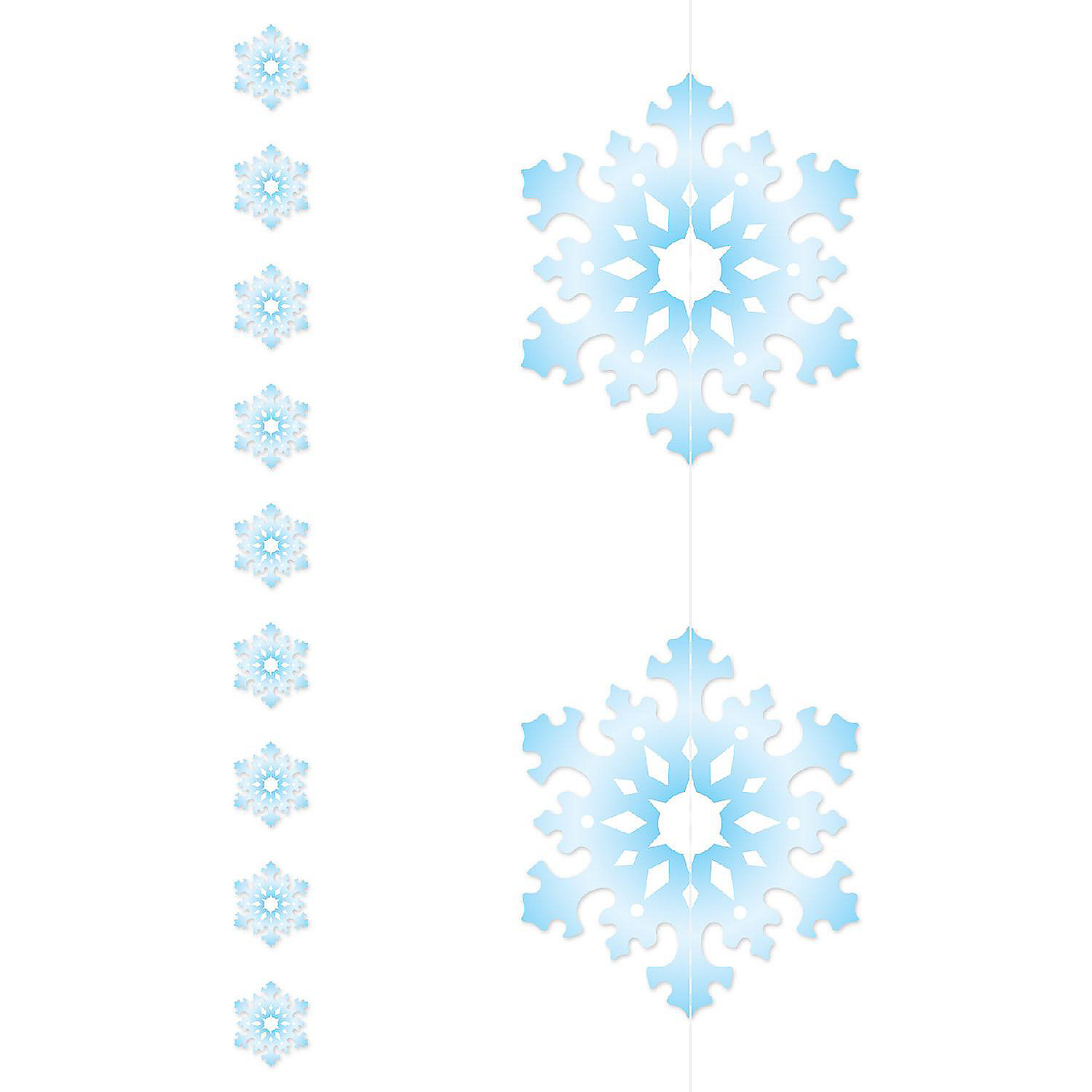 Beistle - Snowflake Stringers - 12 Pack | Oriental Trading