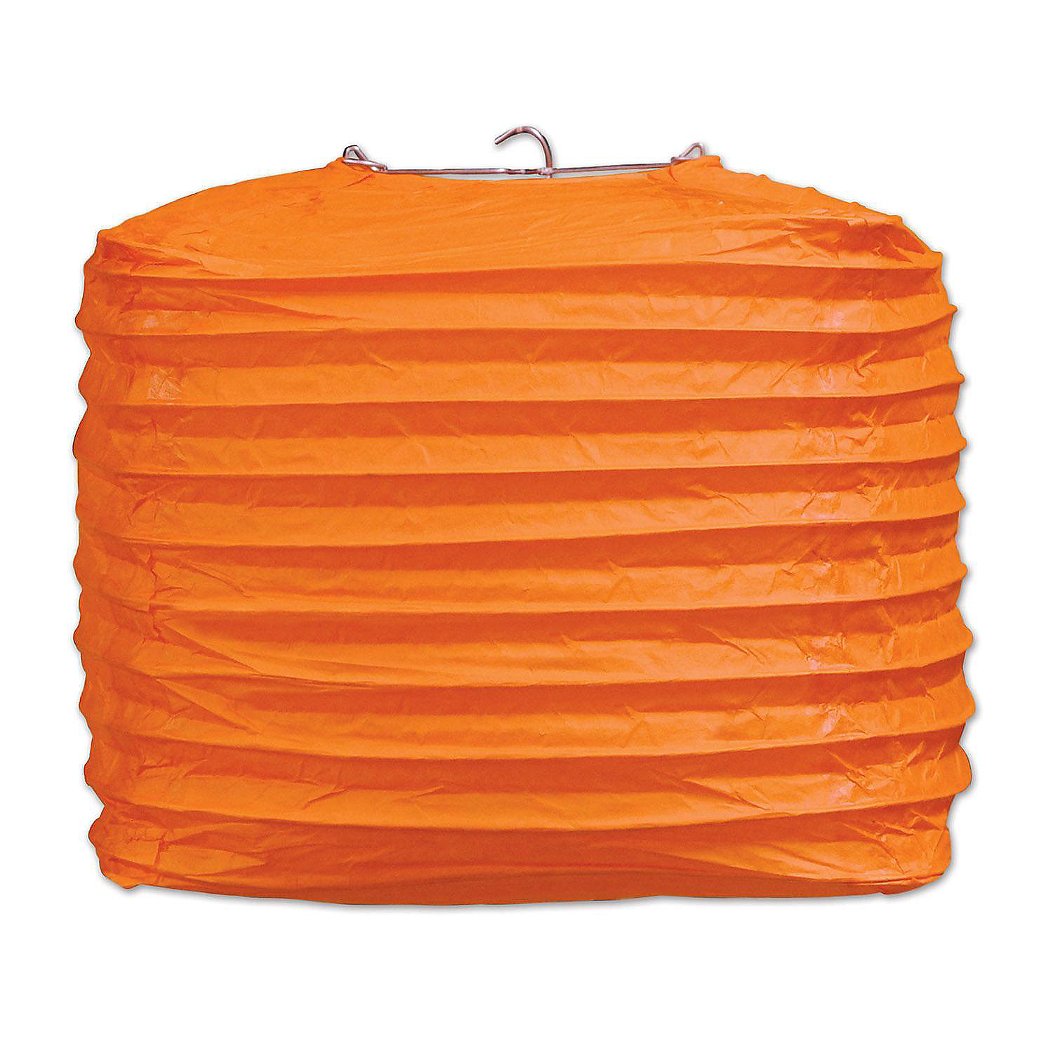 Beistle - Square Paper Lanterns - Orange - 12 Pack | Oriental Trading