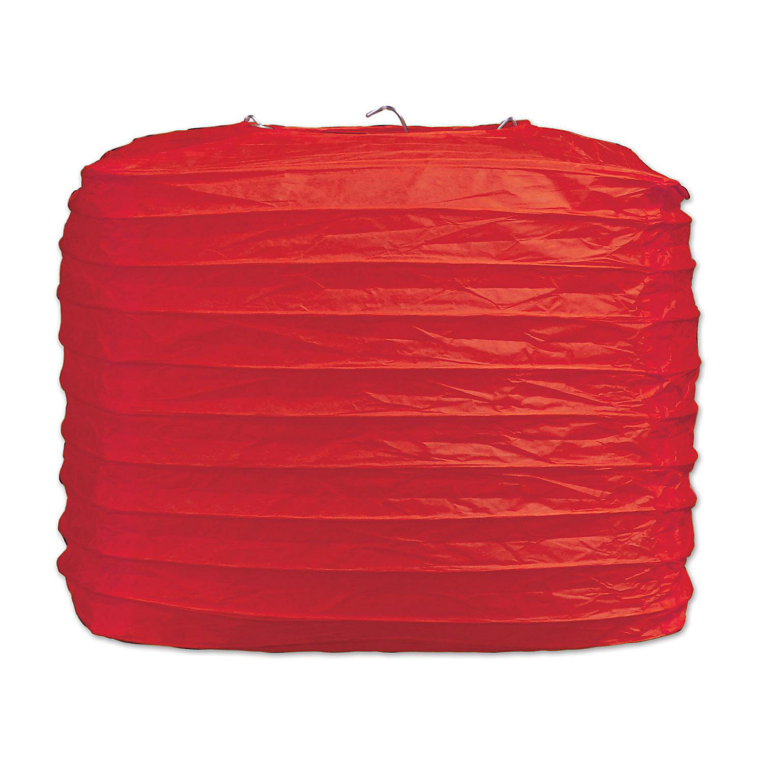 Beistle - Square Paper Lanterns - Red - 12 Pack | Oriental Trading