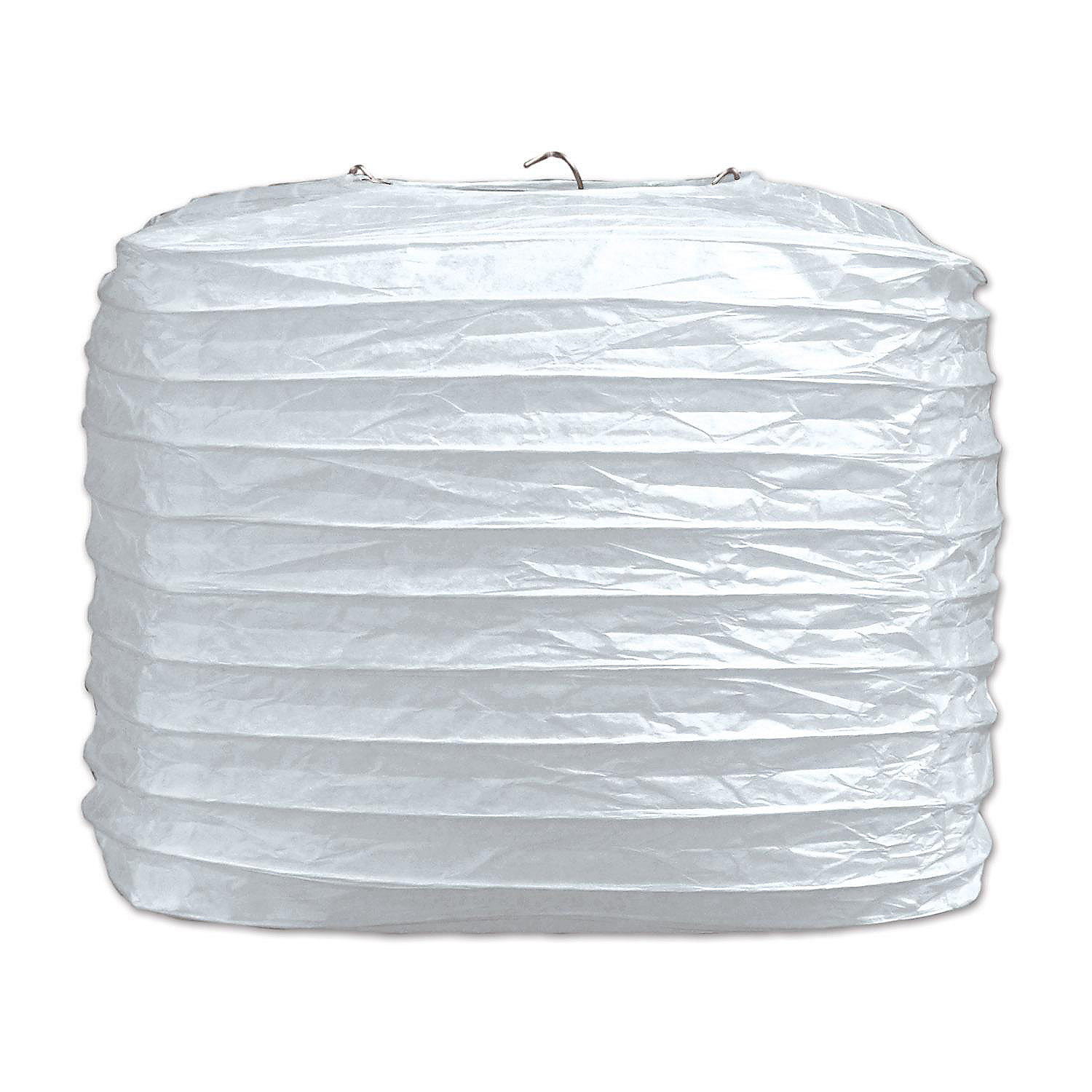 Beistle - Square Paper Lanterns - White - 12 Pack | Oriental Trading