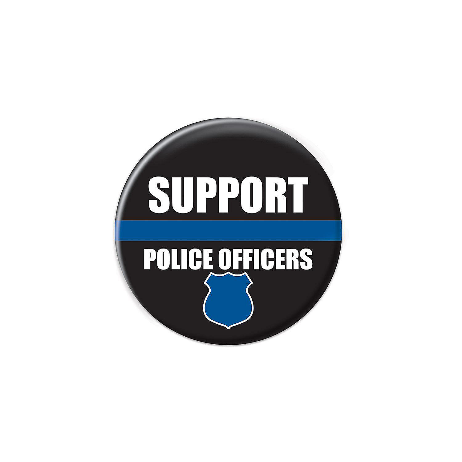 Beistle - Support Police Officers Button - 6 Pack | Oriental Trading