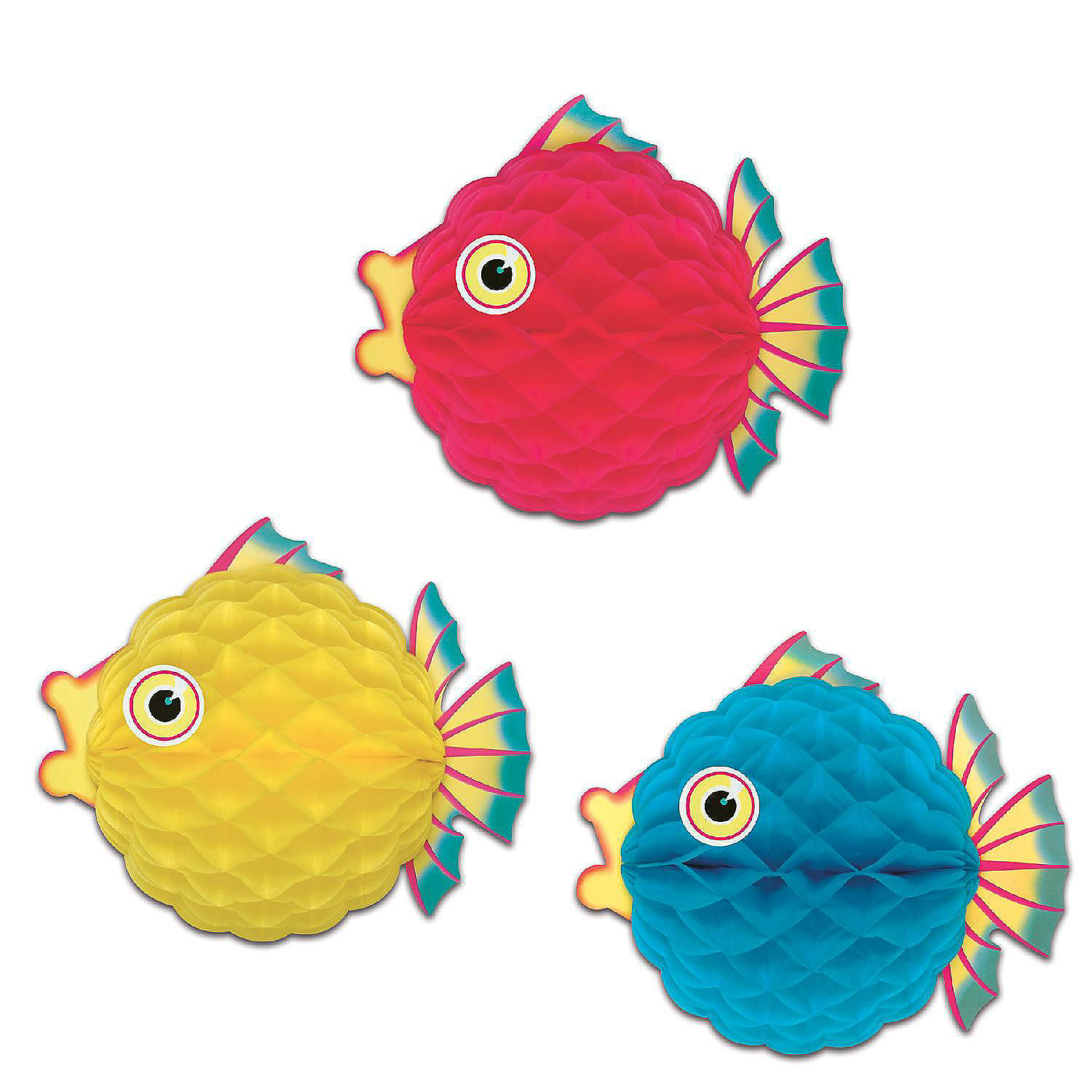 Beistle - Tissue Bubble Fish - 12 Pack | Oriental Trading