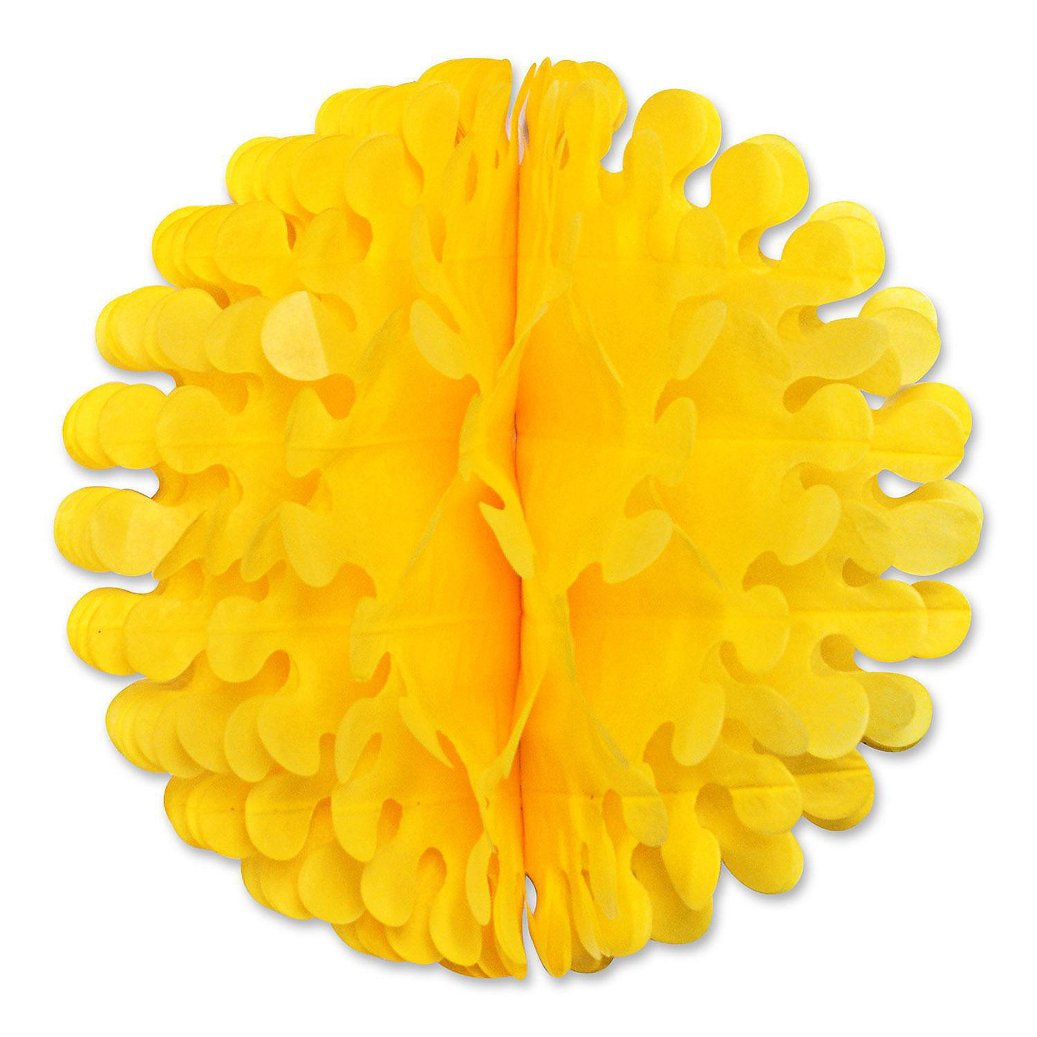 Beistle - Tissue Flutter Ball - Yellow - 12 Pack | Oriental Trading