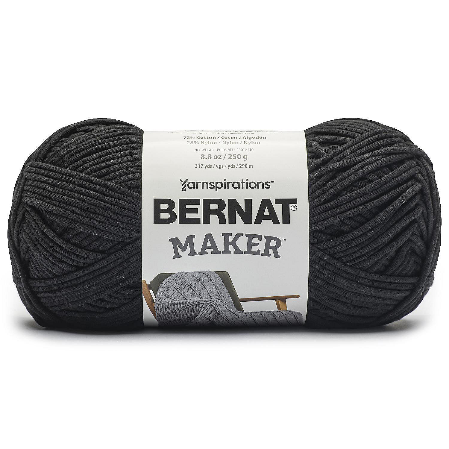 Bernat Bernat Maker Yarn-Black | Oriental Trading