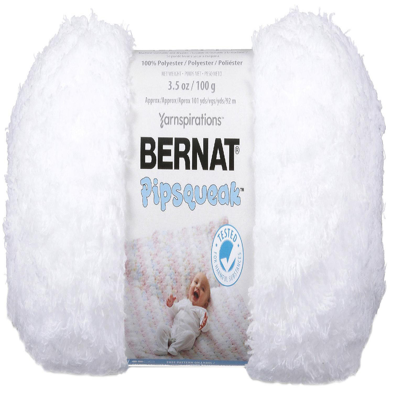 Bernat Pipsqueak Yarn-Whitey White