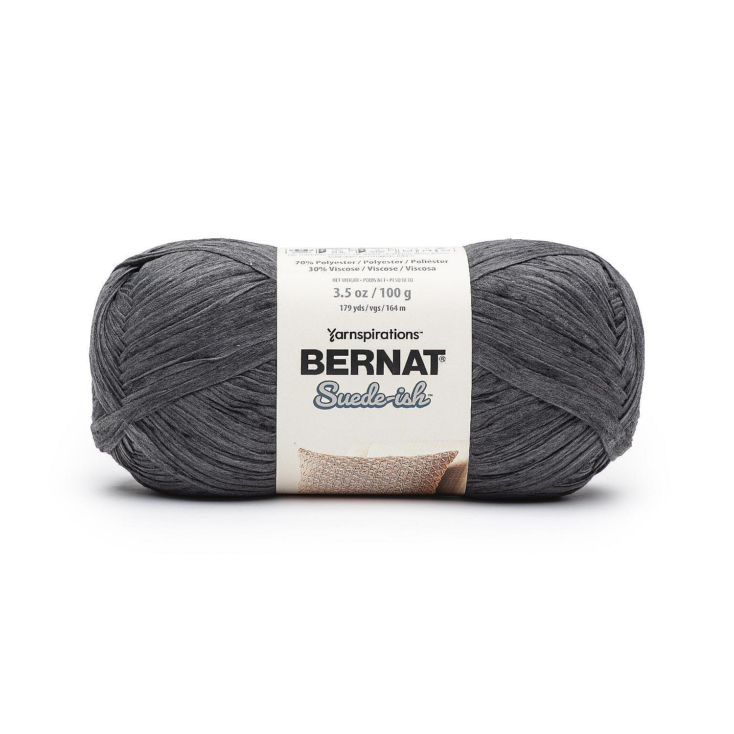 Bernat Suede-ish Yarn-Soot | Oriental Trading