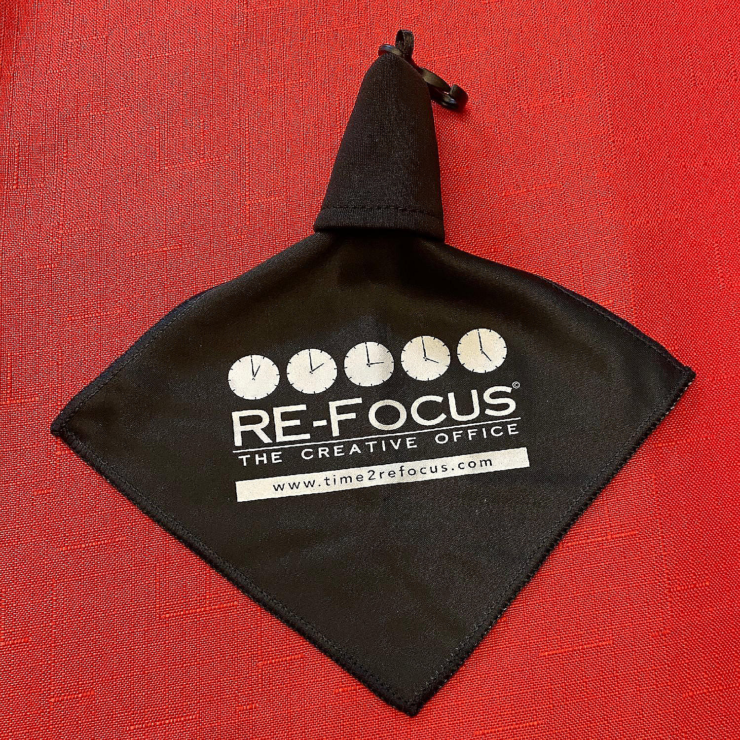 Black Microfiber Cleaning Cloth Key Chain | Oriental Trading