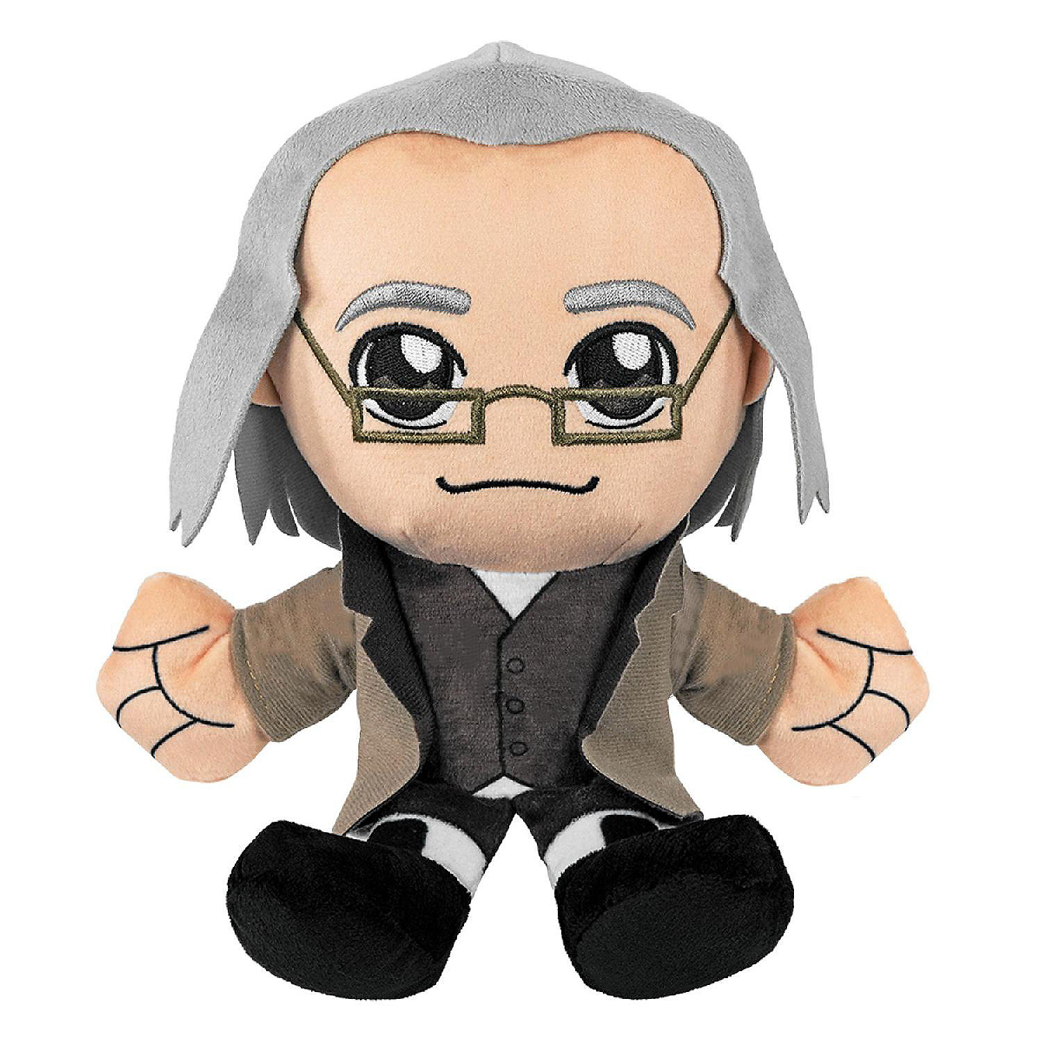Bleacher Creatures Benjamin Franklin 8" Kuricha Plush - Soft Chibi Inspired Toy | Oriental Trading