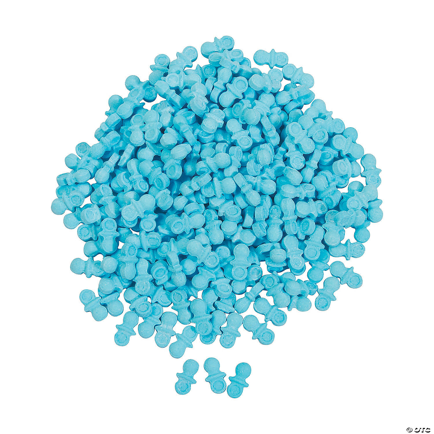 Blue Hard Candy Pacifiers - 608 Pc.