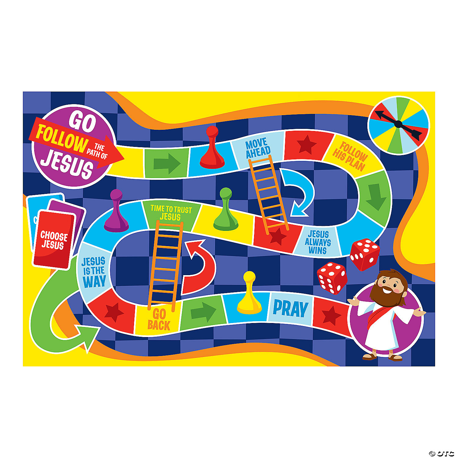 Board Game VBS Game Board Backdrop Banner - 2 Pc. - Discontinued