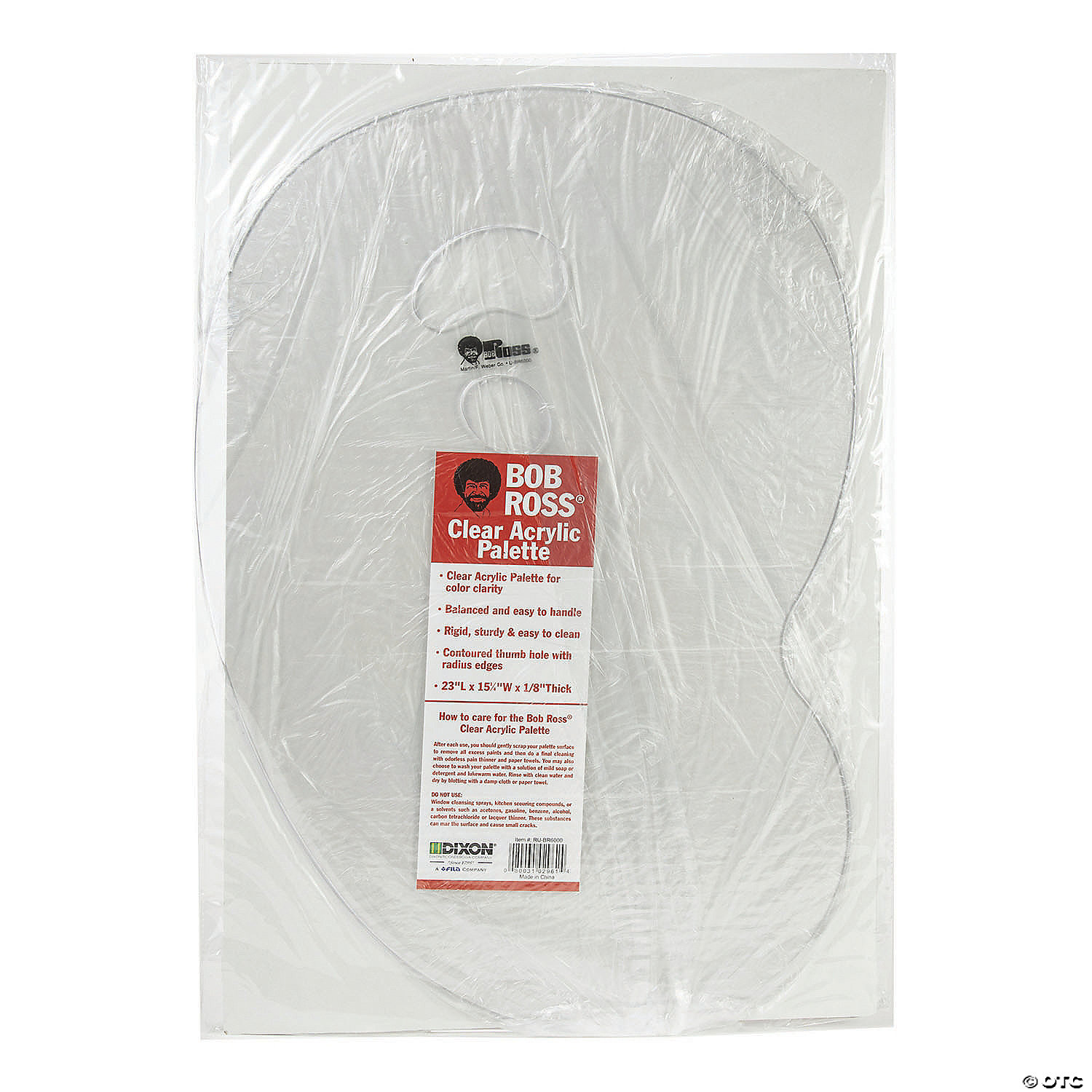 Bob Ross Clear Plastic Palette | Oriental Trading