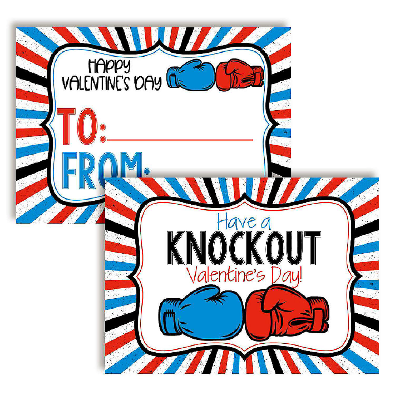 Boxing Classroom Valentines 30pc. by AmandaCreation | Oriental Trading