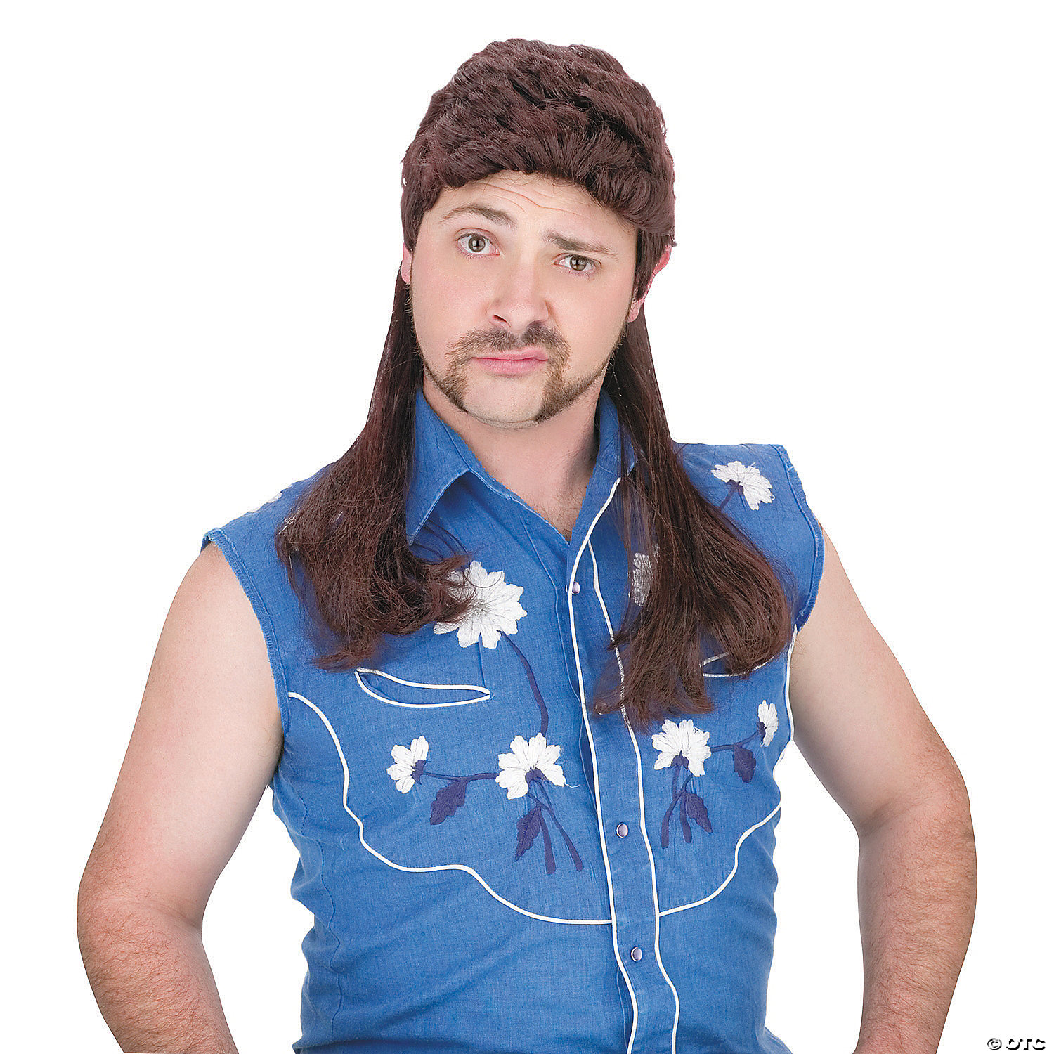 Brown Mullet Super Wig | Oriental Trading