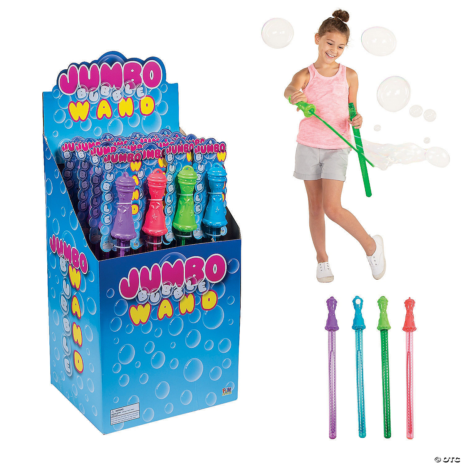 Bubble™ Jumbo Bubble Wands - 16 Pc. | Oriental Trading