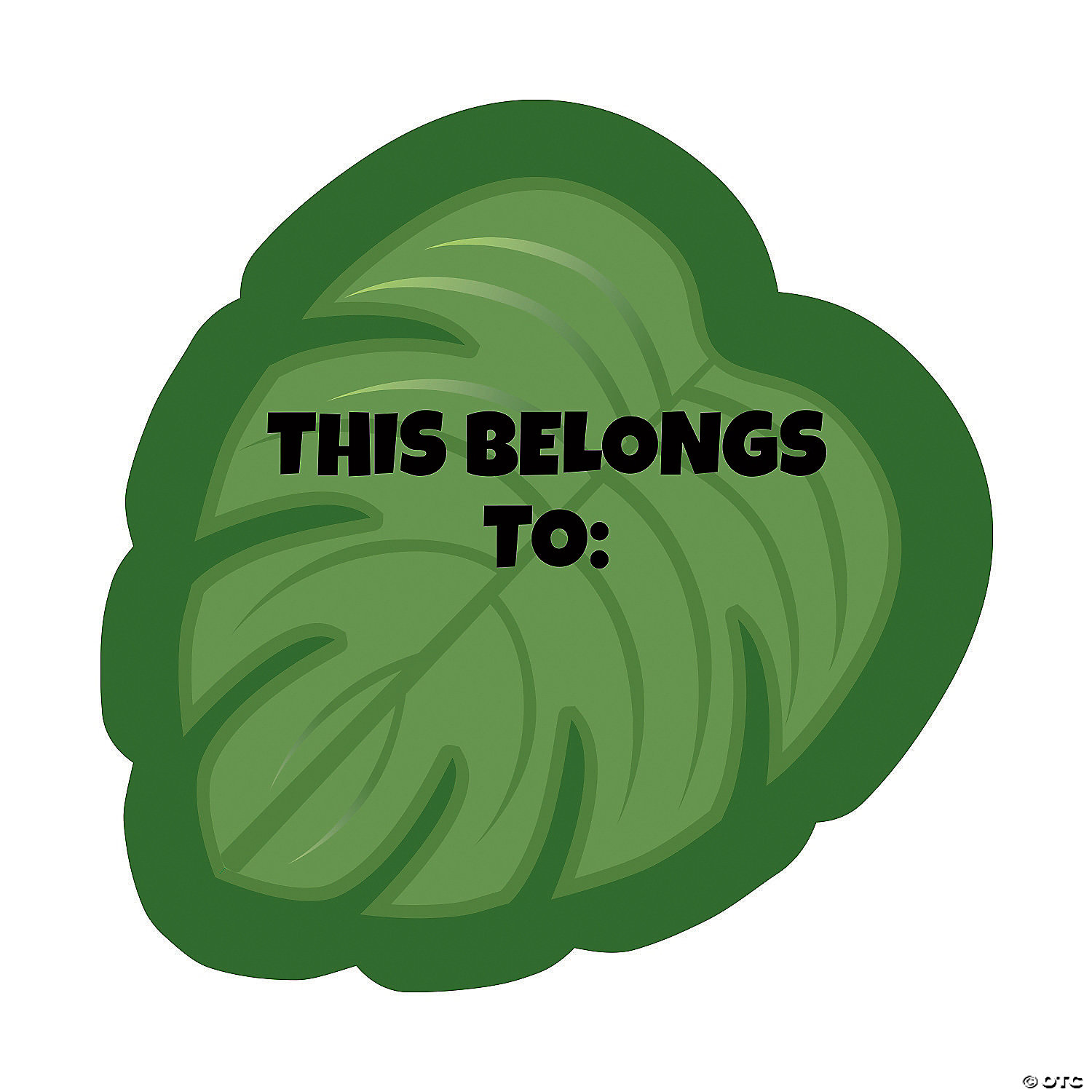 Bulk 144 Pc. Personalized Leaf Labels - Discontinued