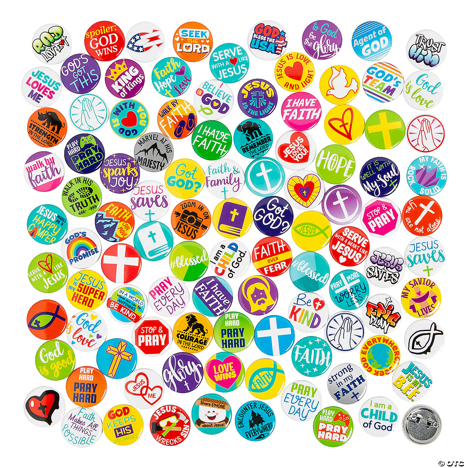 Bulk 200 Pc. Religious Mini Button Assortment