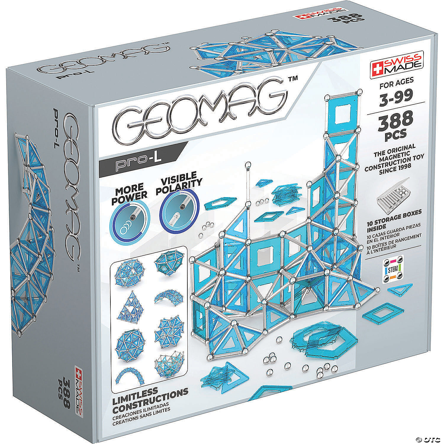 Bulk 388 Pc. Geomag™ MASTERBOX PRO-L